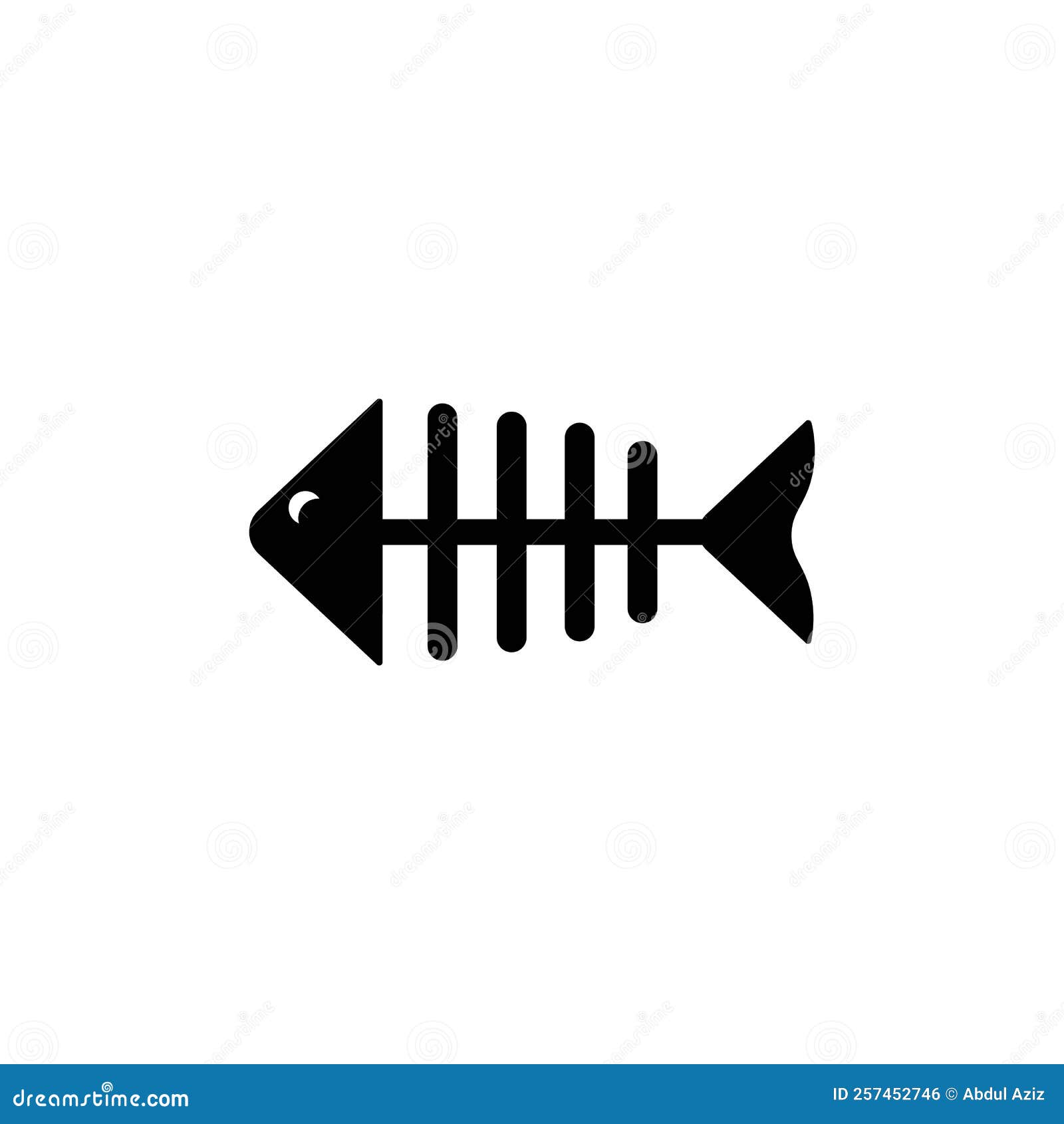 Print stock vector. Illustration of bone, logo, isolated - 257452746