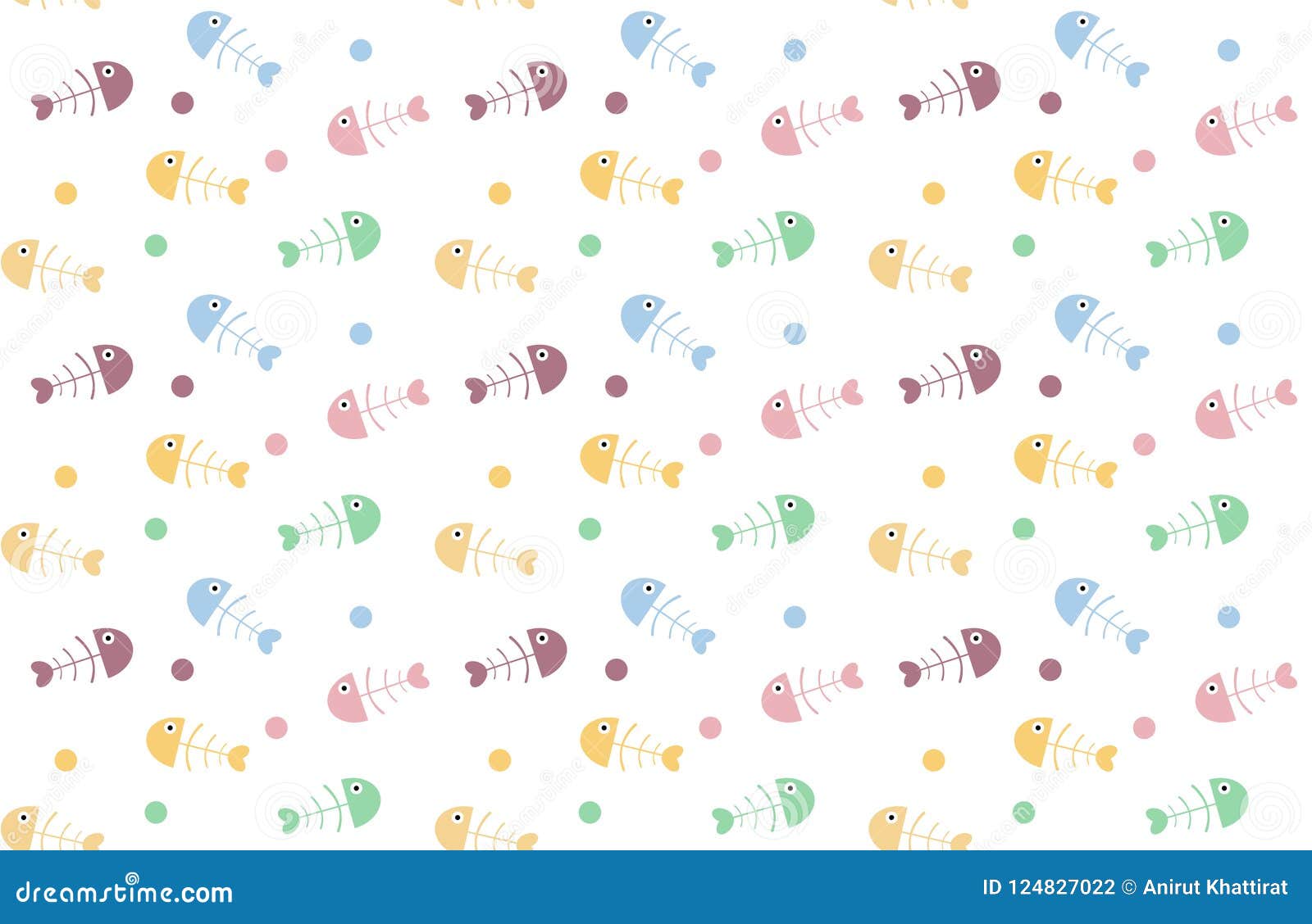 Fishbone Pattern Background Vector Illustration | CartoonDealer.com ...