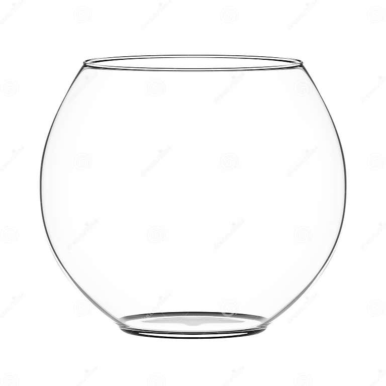 Fishbowl stock photo. Image of isolated, background, white - 18760474