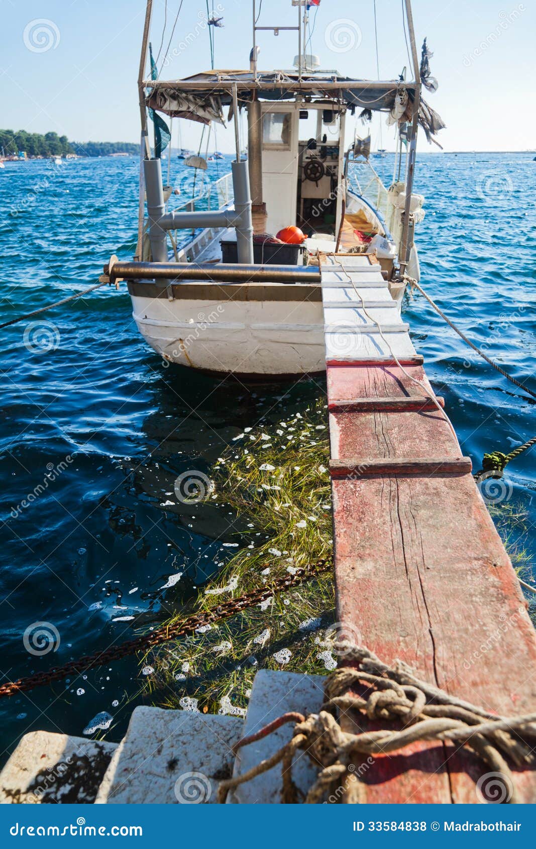 Fisher Boat in Porec, Croatia Stock Photo - Image of fishing, adriatic ...