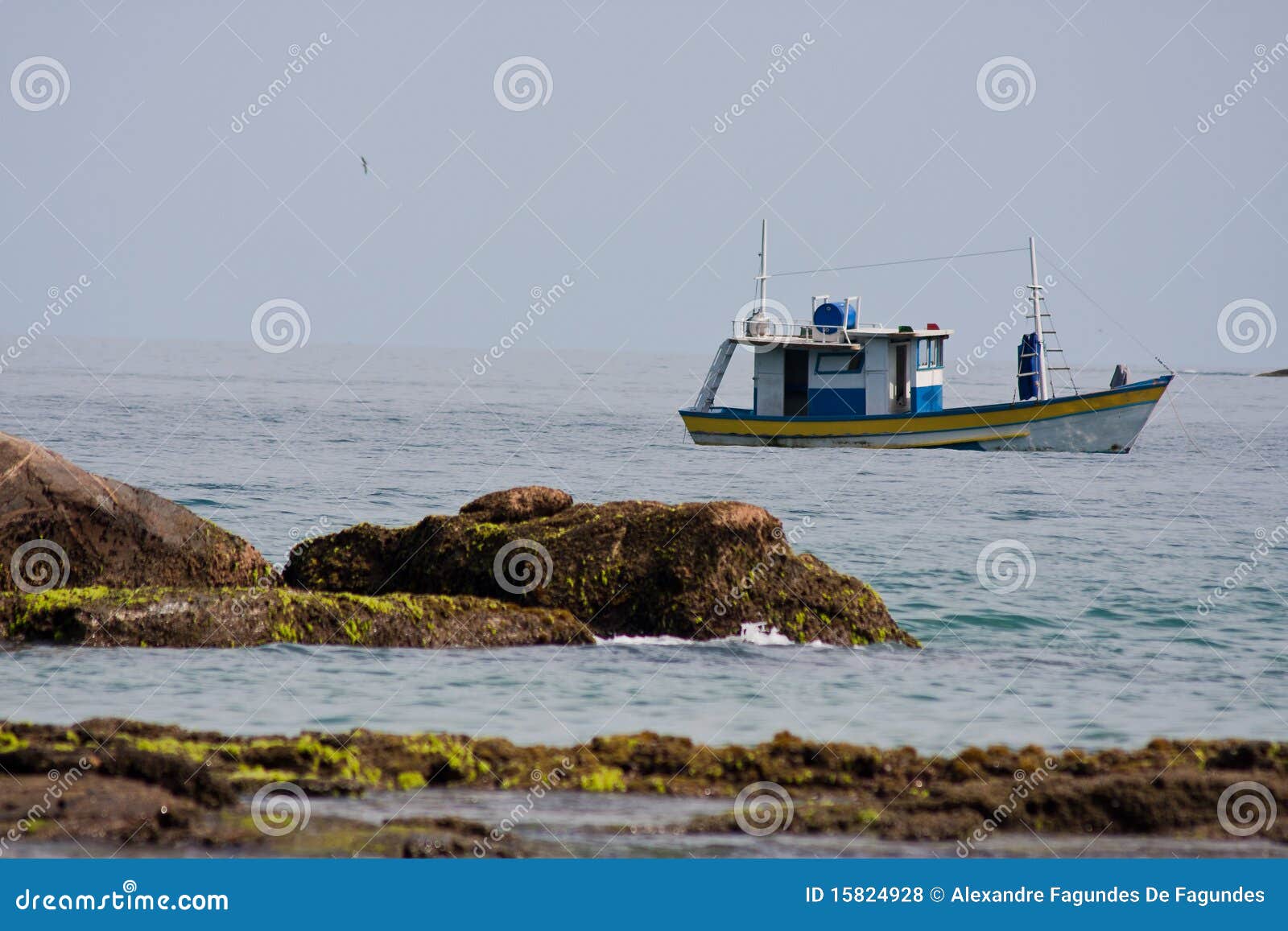 Fisher Boat in Trindade Sao Paulo Stock Photo - Image of ocean, beach ...