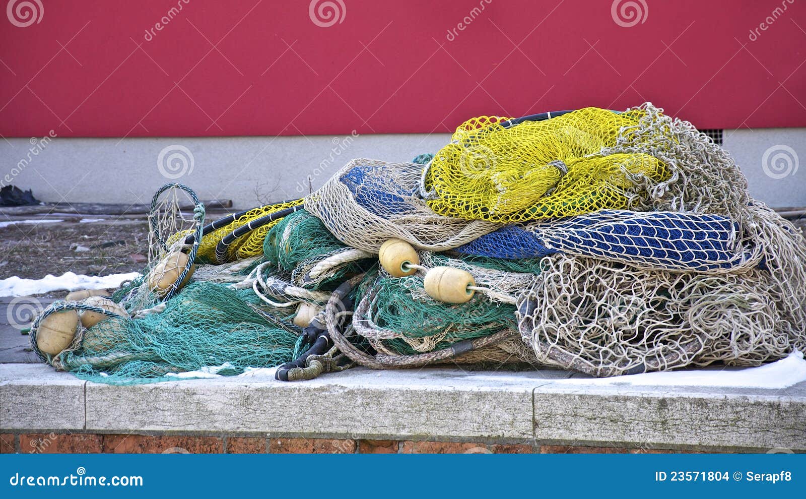 Fisher net on the coast stock photo. Image of beach, fresh - 23571804