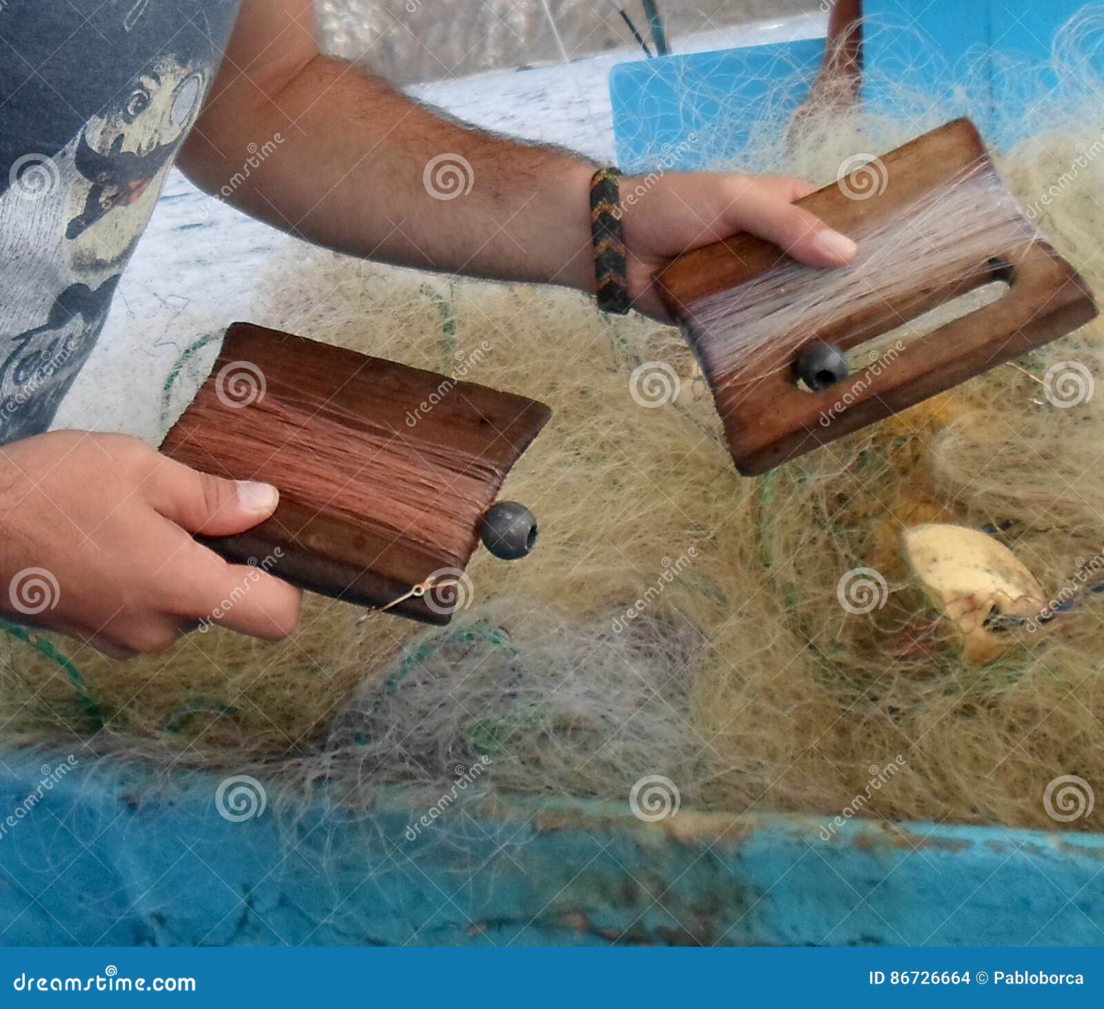 Fisher net stock photo. Image of grado, romantic, harbour - 86726664
