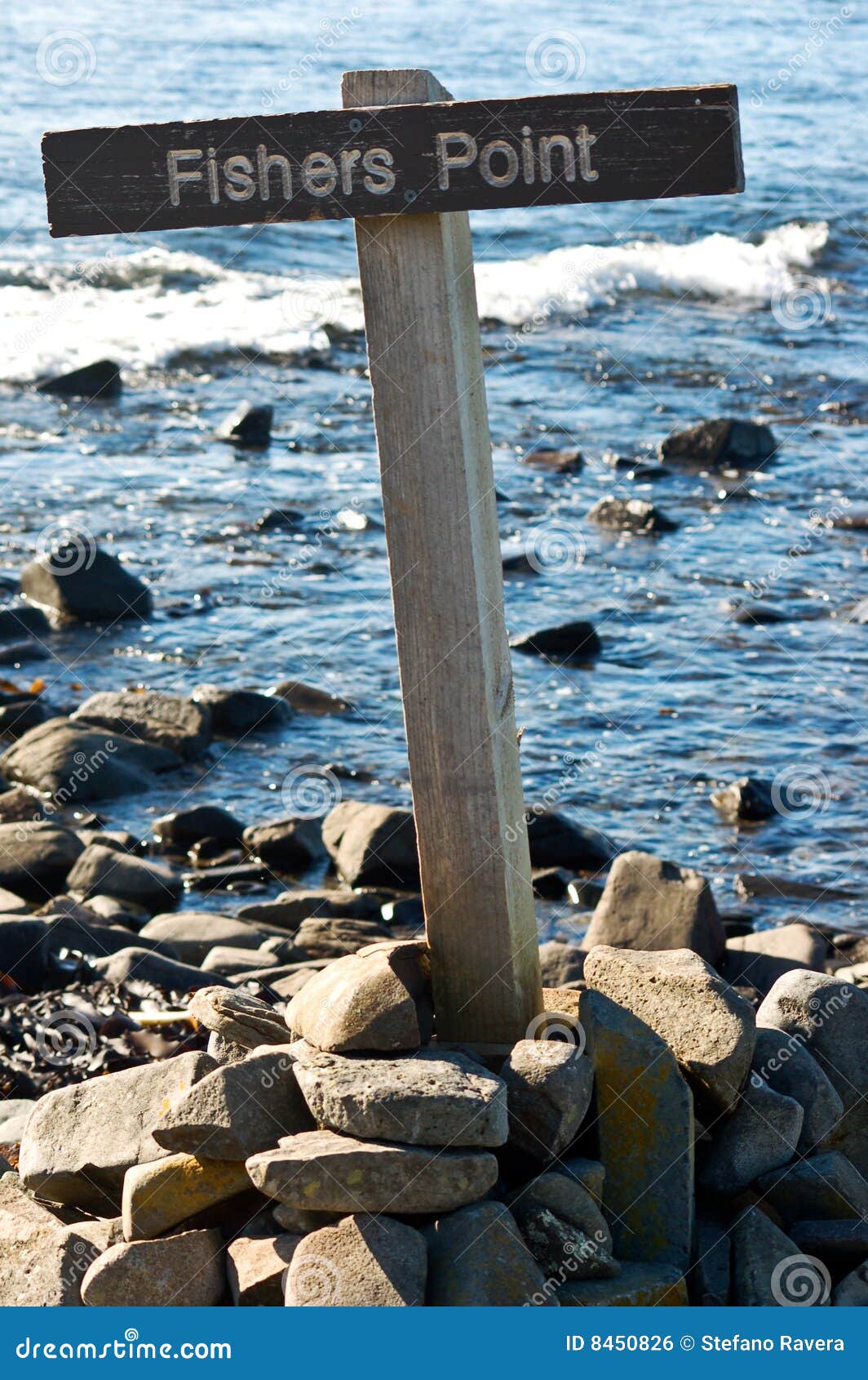 Fisher Point sign stock photo. Image of coockle, pole - 8450826