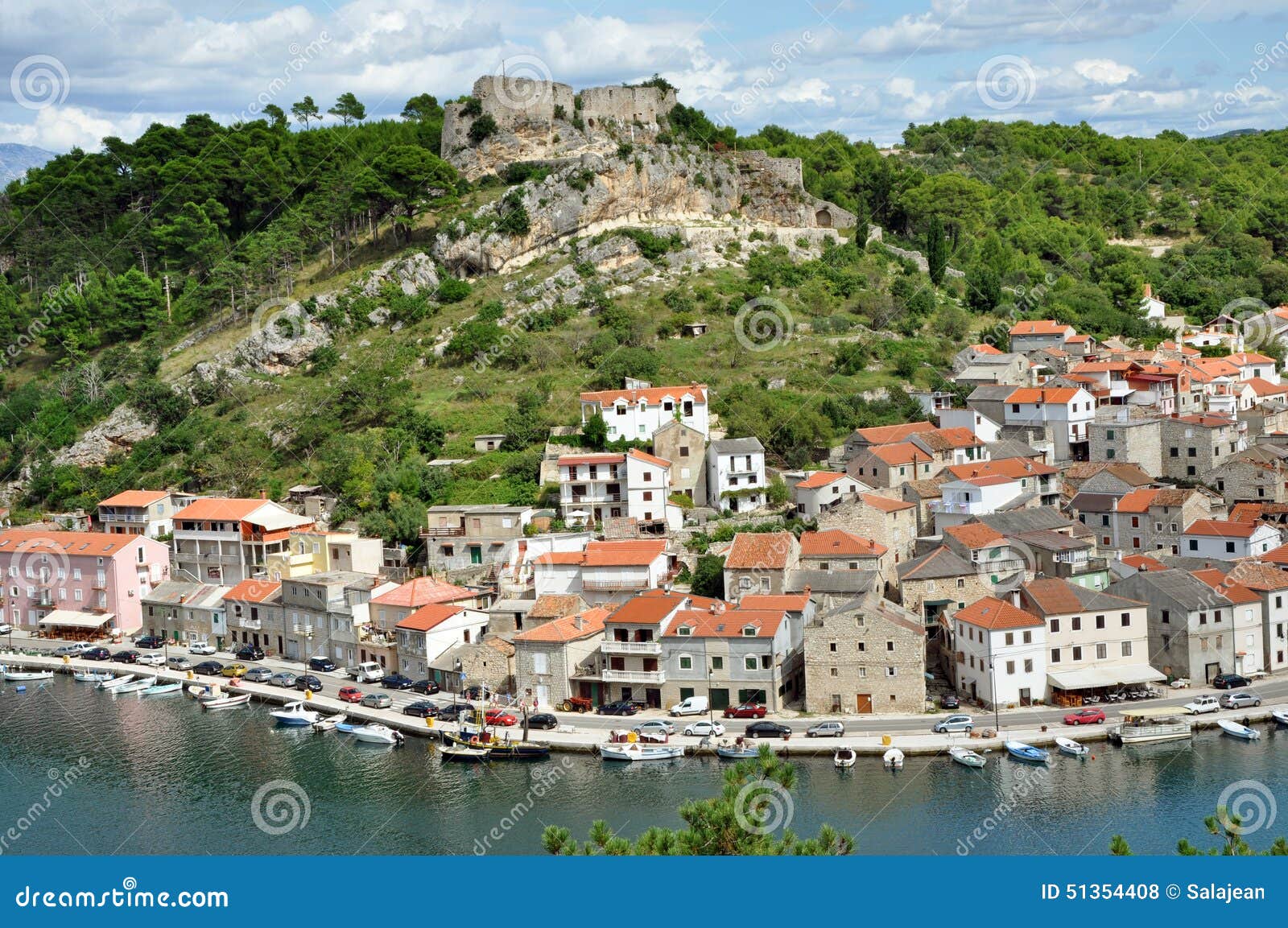 Fisher Village. Novigrad, Croatia Stock Photo - Image of destination ...