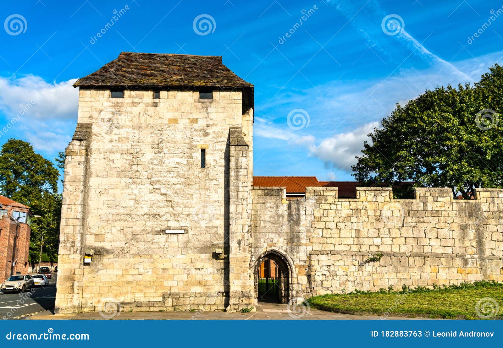 Fishergate Postern Tower in York, England Stock Image - Image of arch ...