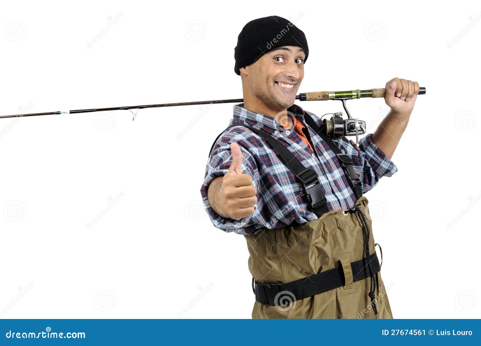 Fisherman stock image. Image of fish, clothing, fishing - 27674561