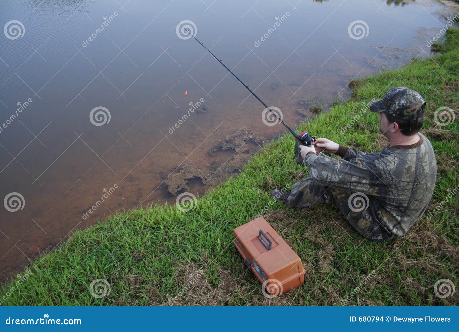 Fisherman - Angler stock photo. Image of tackle, swamp - 680794