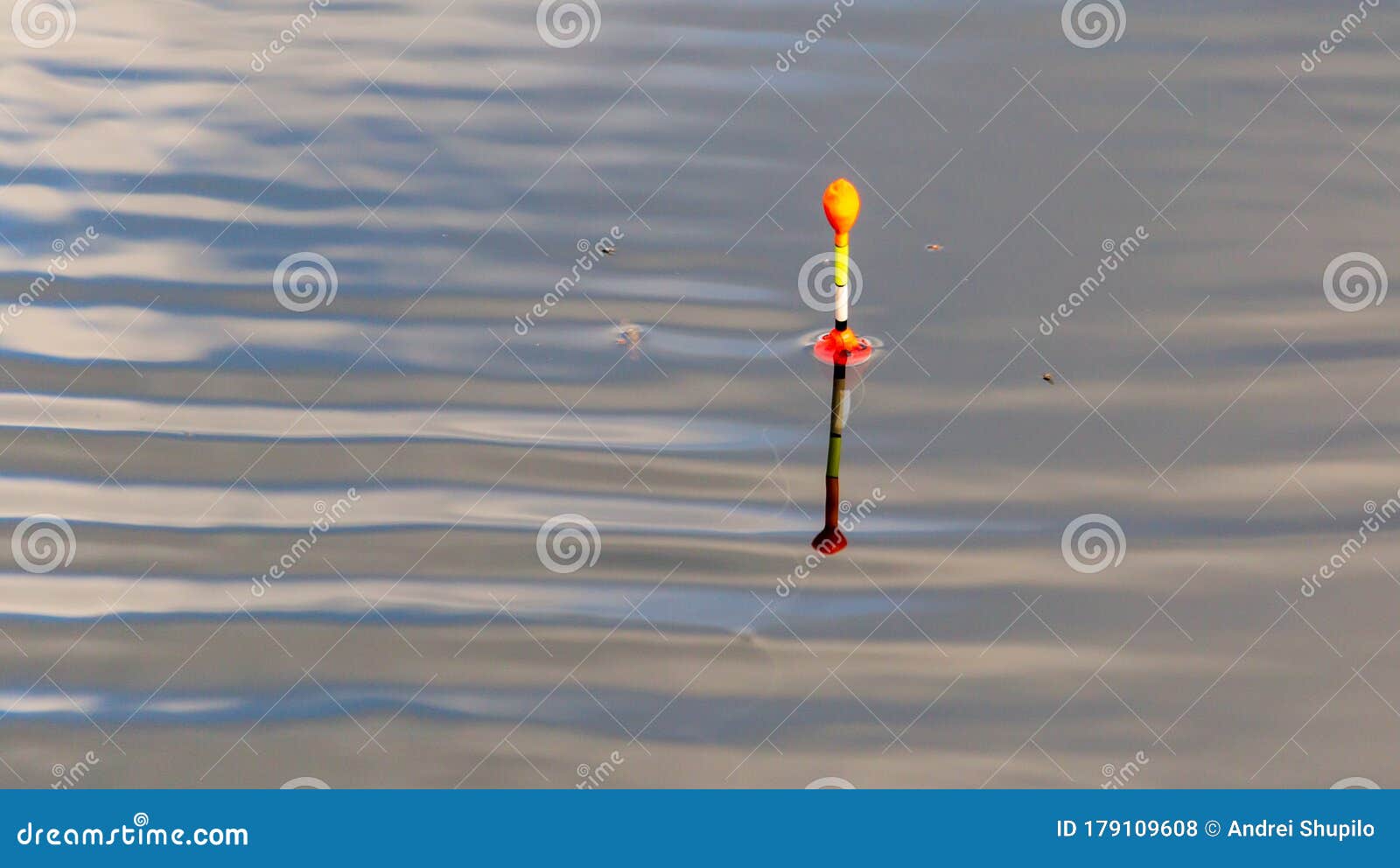 Fisherman Float on the Surface of the Water Stock Photo - Image of ...