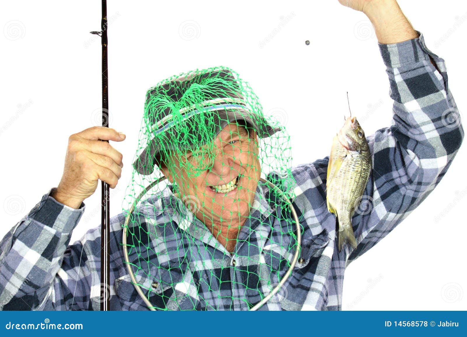 Fisherman with Net stock photo. Image of catching, fishing - 14568578