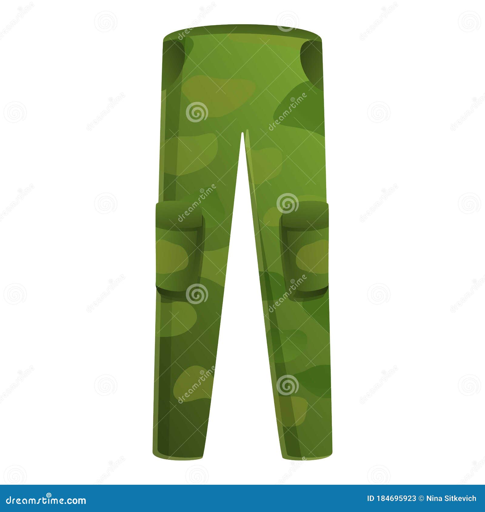 Fisherman Pants Icon, Cartoon Style Stock Vector - Illustration of ...