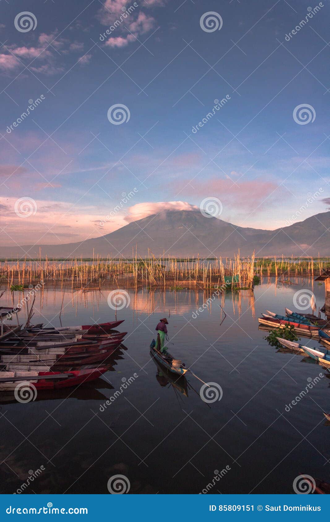 Fisherman stock image. Image of landscape, landscaoe - 85809151