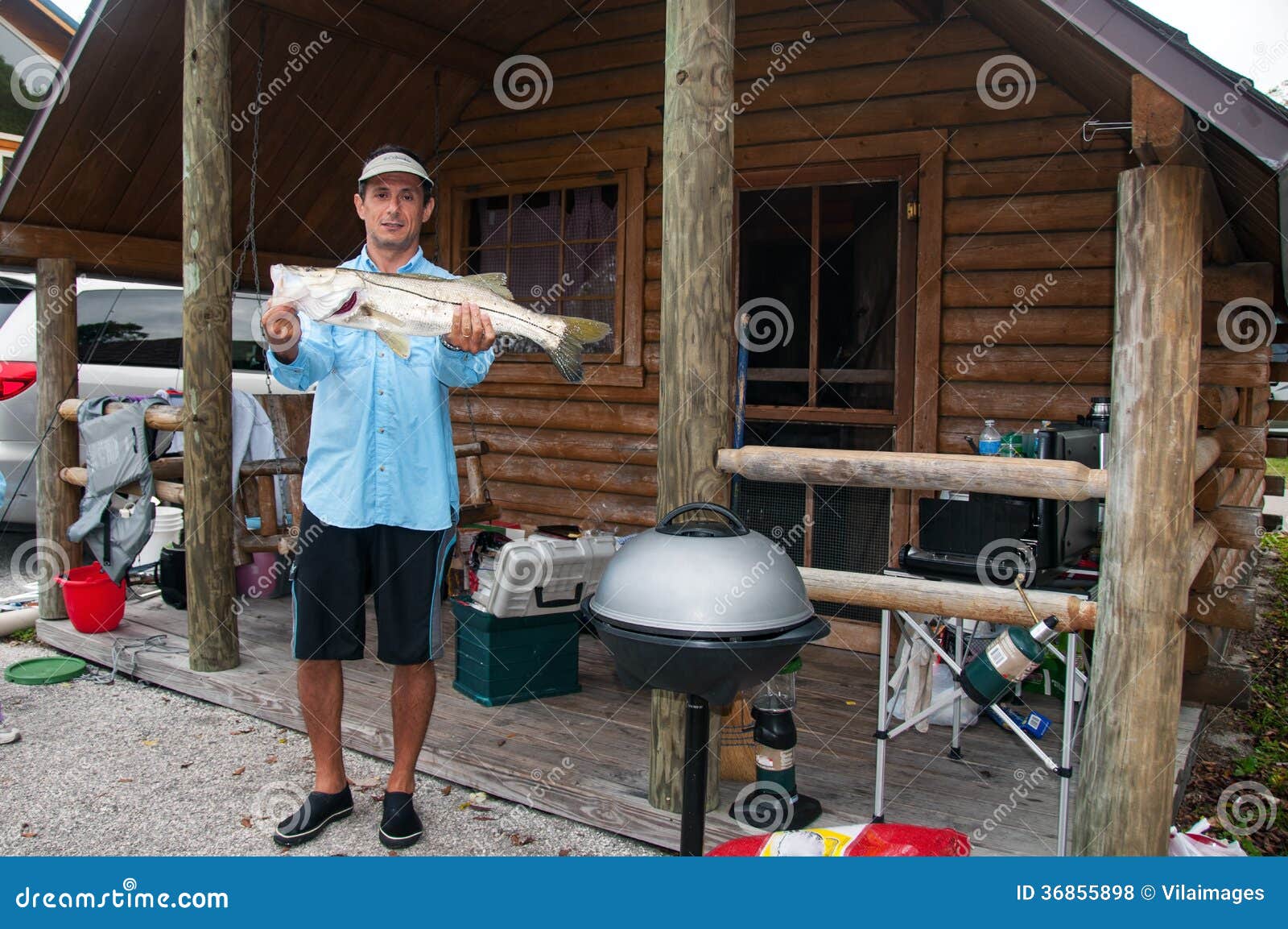 Fisherman stock photo. Image of freshwater, nature, large - 36855898