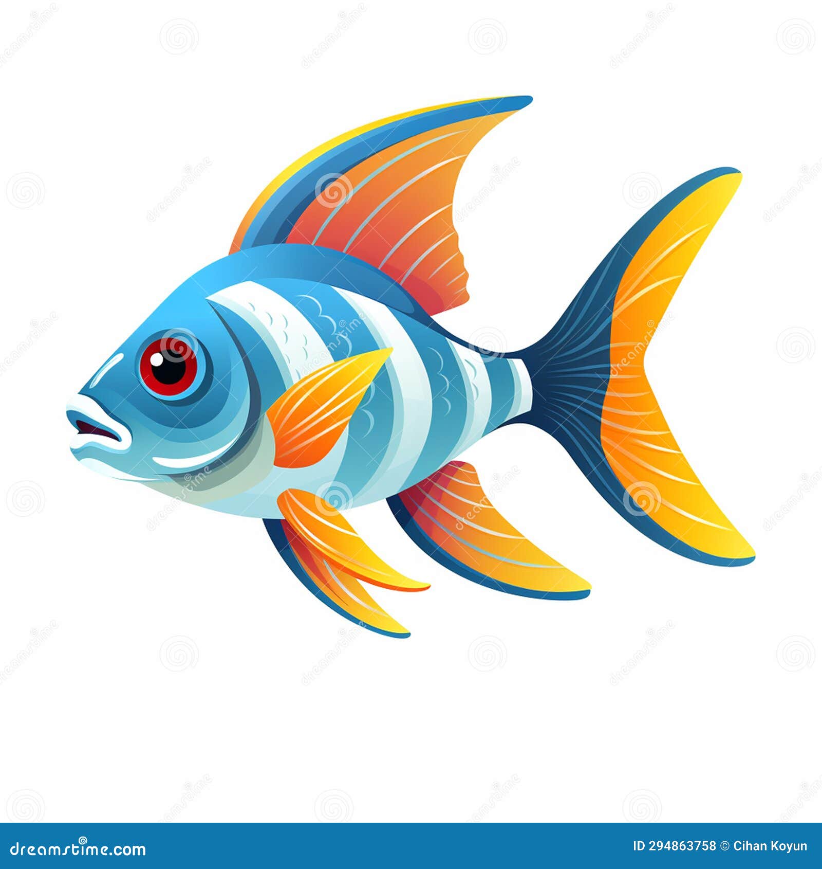 Fisherman S Artwork Adventurous Moment Stock Illustration ...