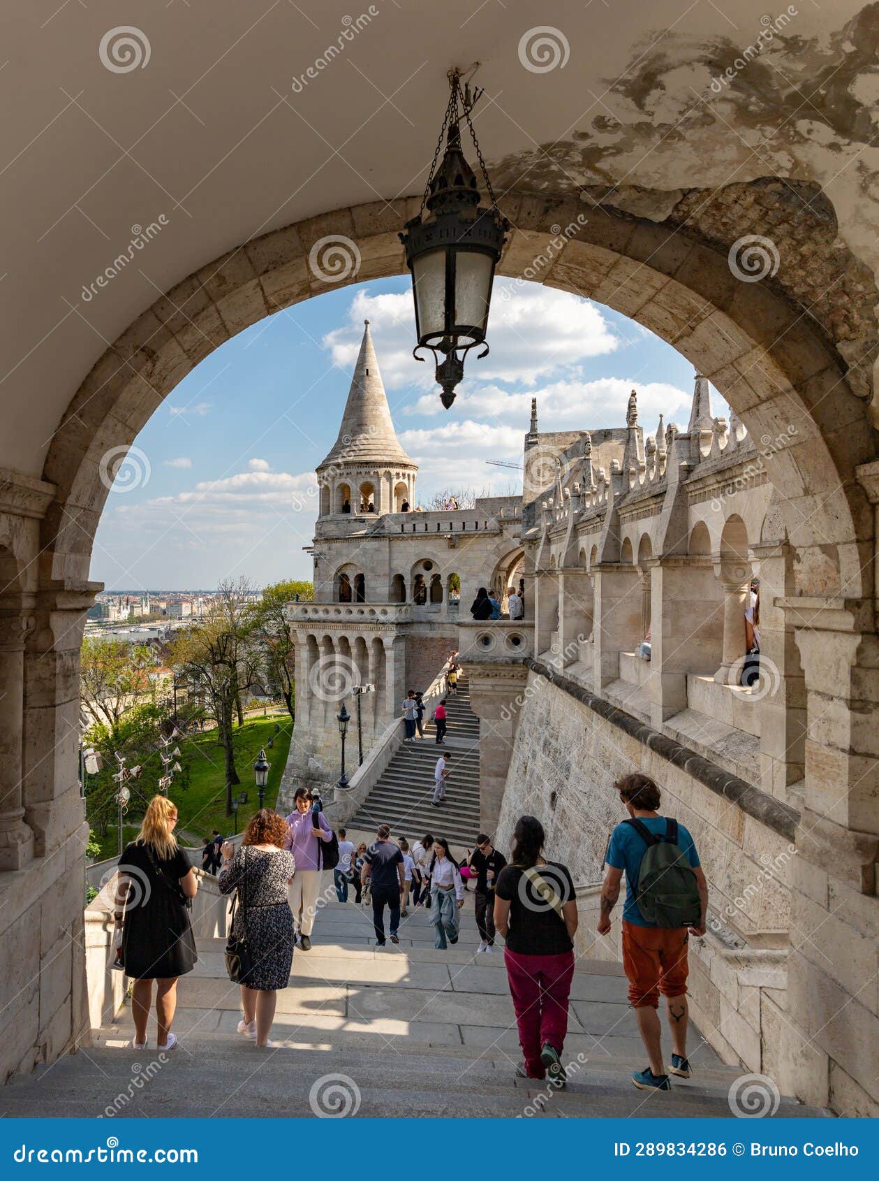 Fisherman s Bastion editorial photo. Image of architecture - 289834286