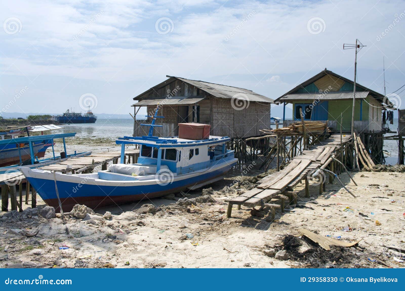 Fisherman S Boat , Sumatra, Indonesia Stock Photo - Image of danger ...