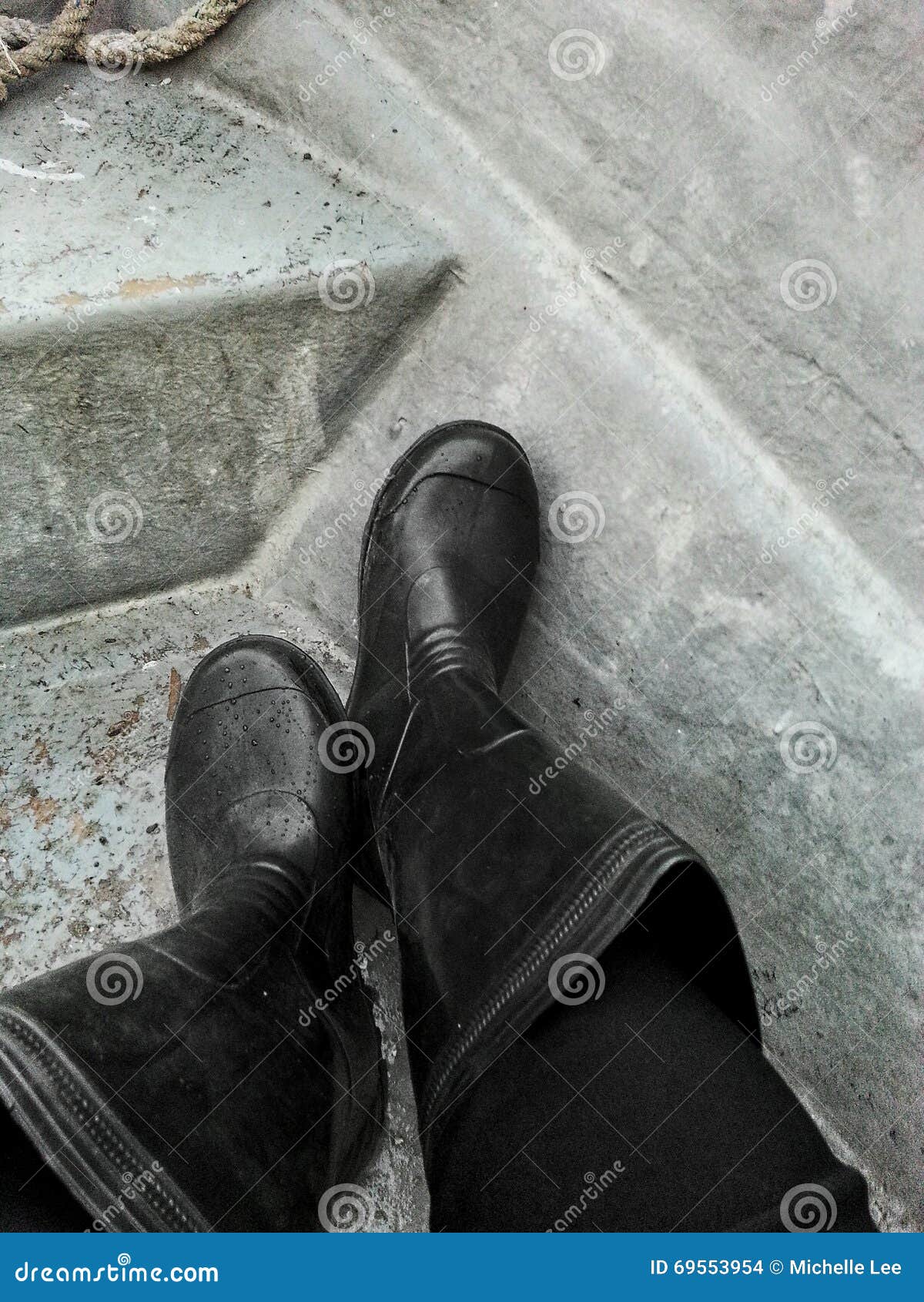 Fisherman s boots stock photo. Image of fishmonger, boots - 69553954