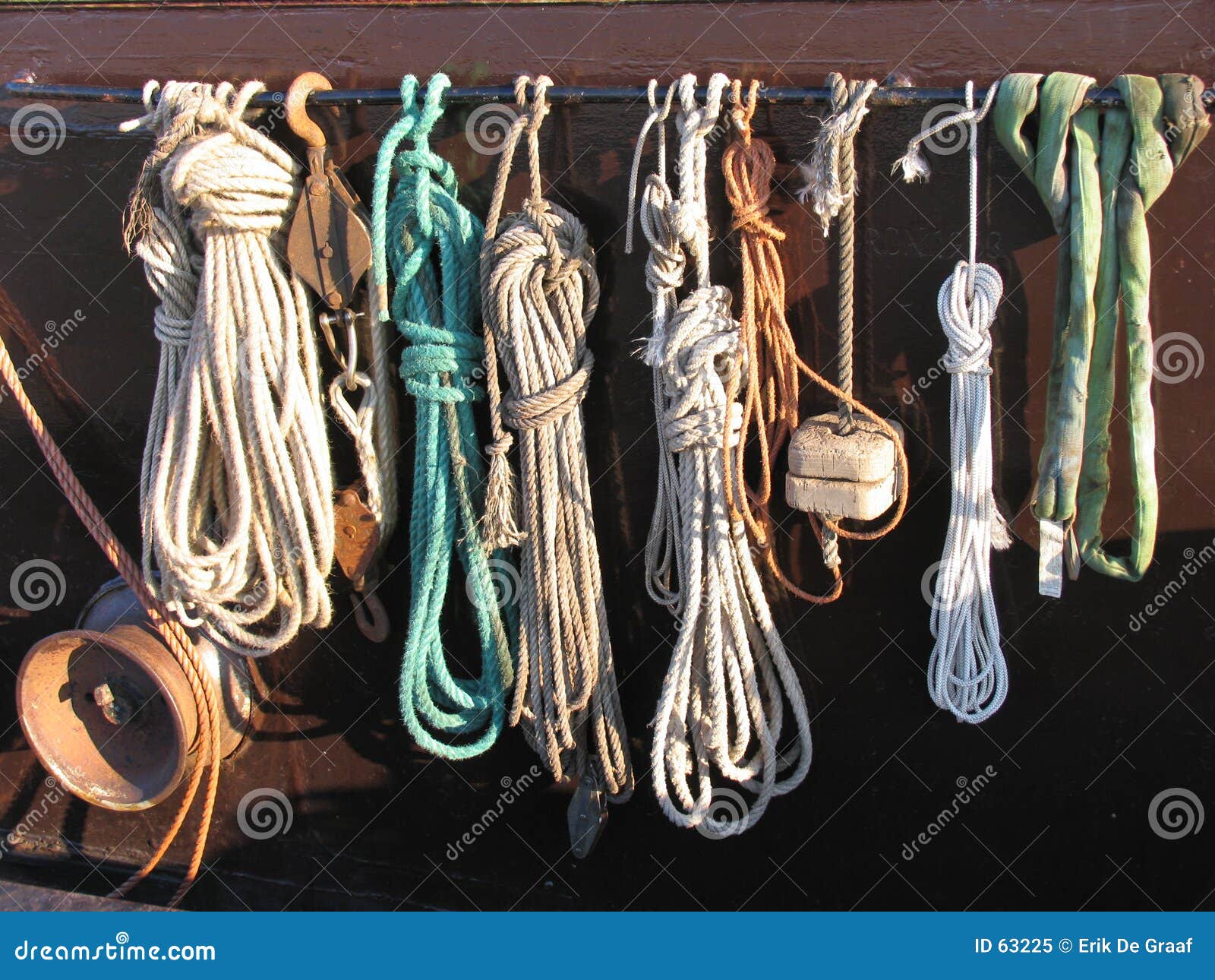 Fisherman s rope stock image. Image of strings, netherlands - 63225
