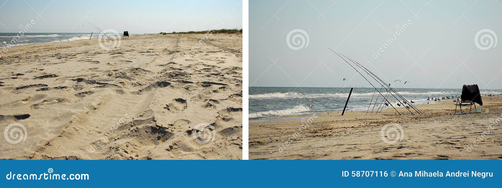 Fisherman Tools on the Beach Stock Photo - Image of reservation, beach ...