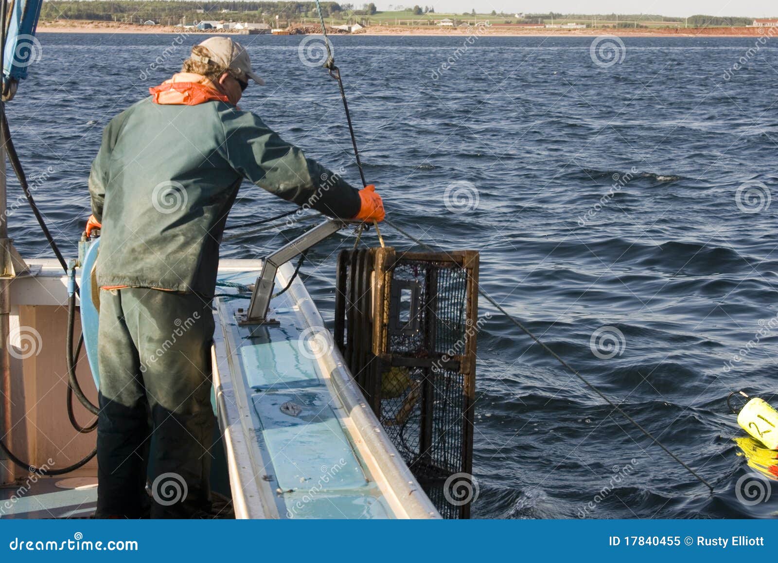 Fisherman at work stock image. Image of lifestyles, water - 17840455