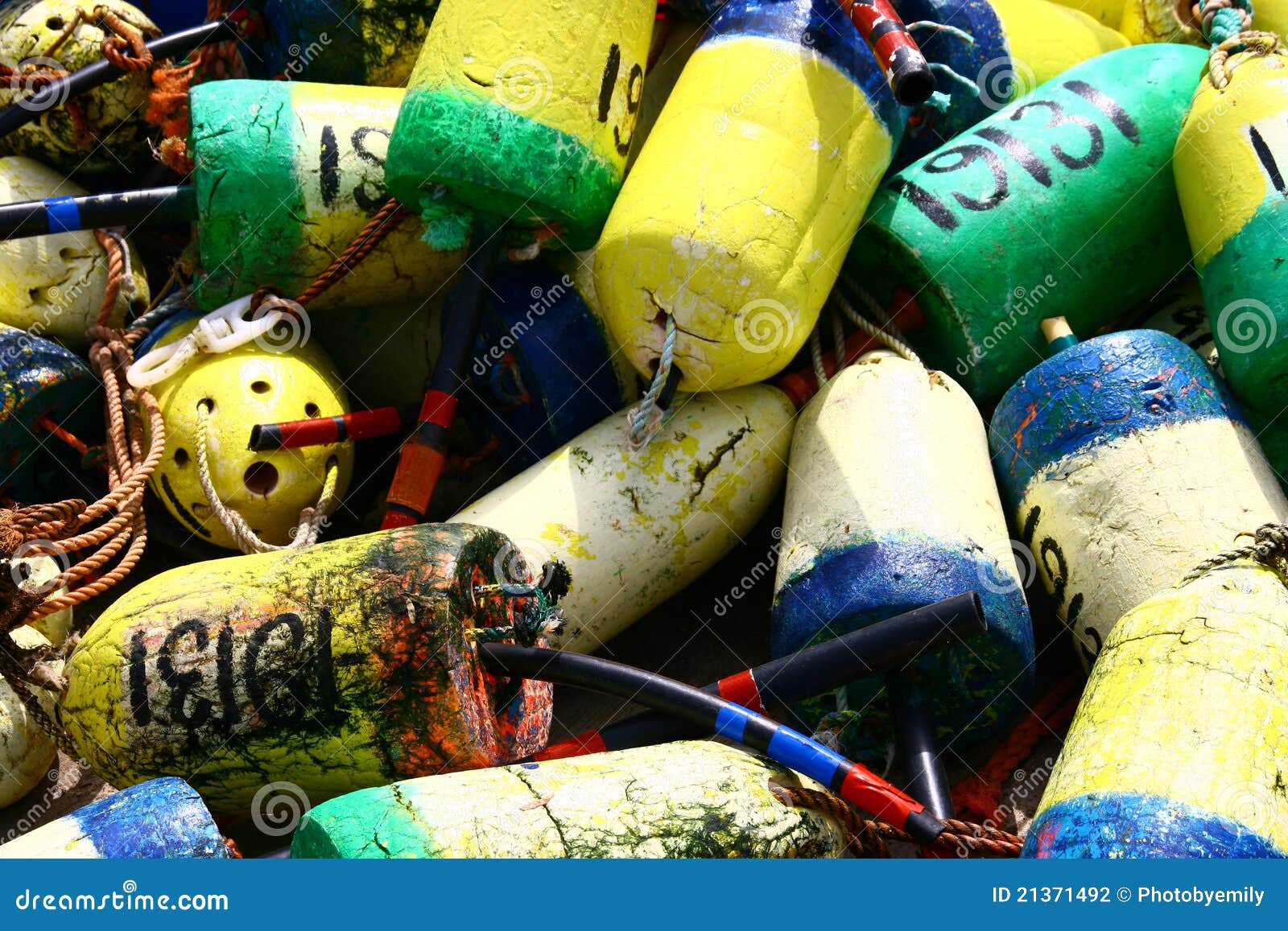 Fishermans Tools stock photo. Image of blue, water, macro - 21371492