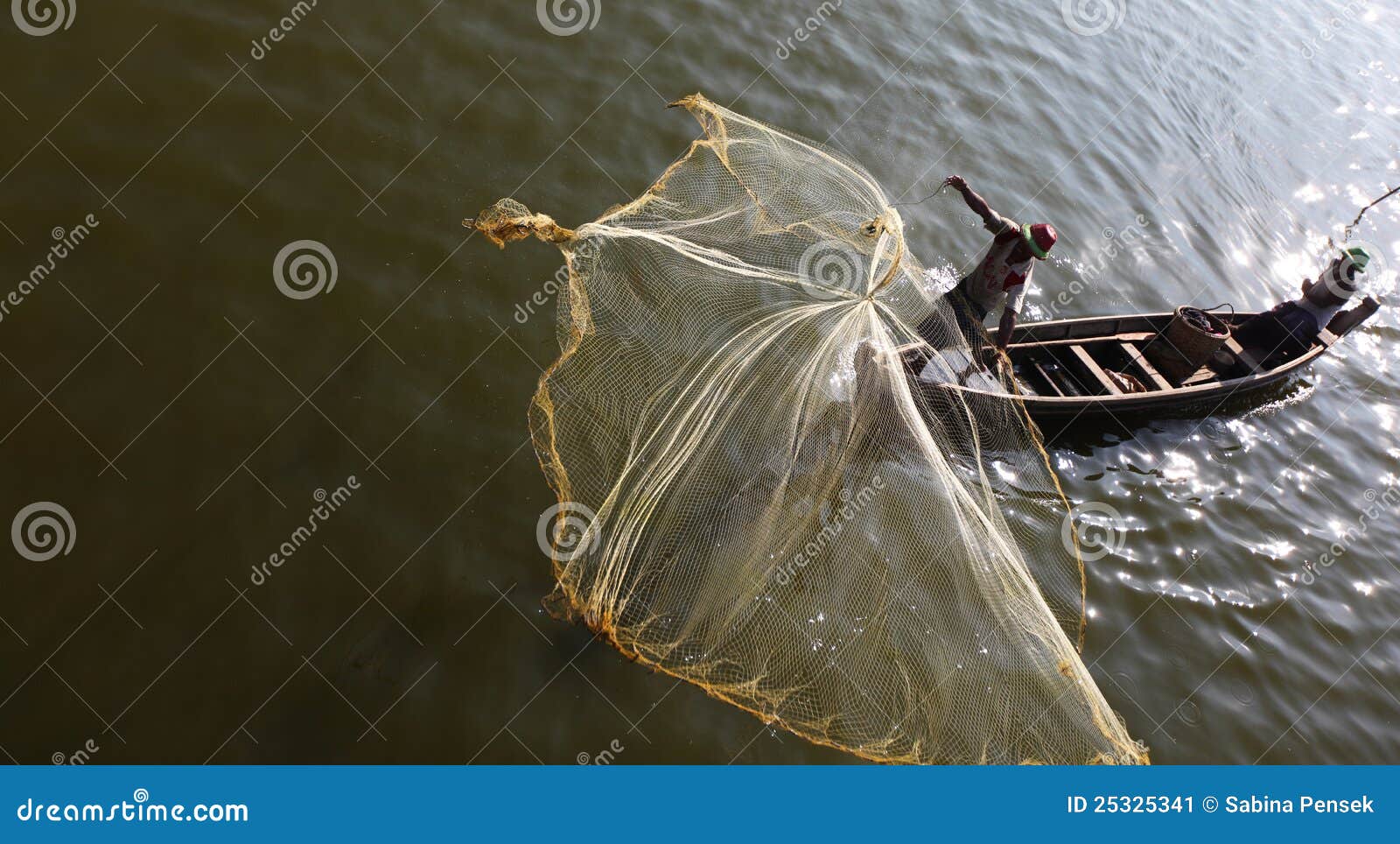 Fishermen on Irrawaddy River Throwing Fishing Nets Editorial Photo ...
