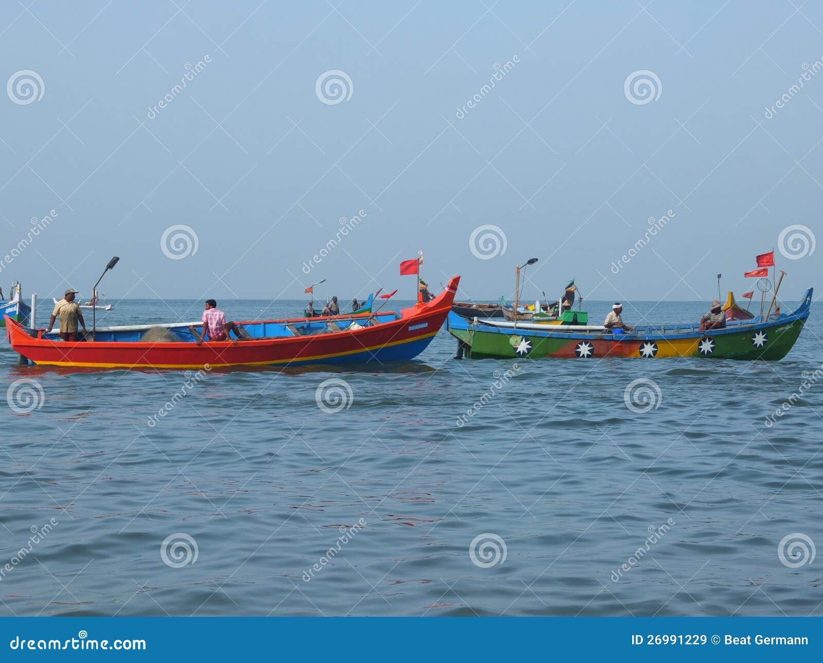 Fishermen, Marari Beach, Kerala India Editorial Stock Image - Image of ...