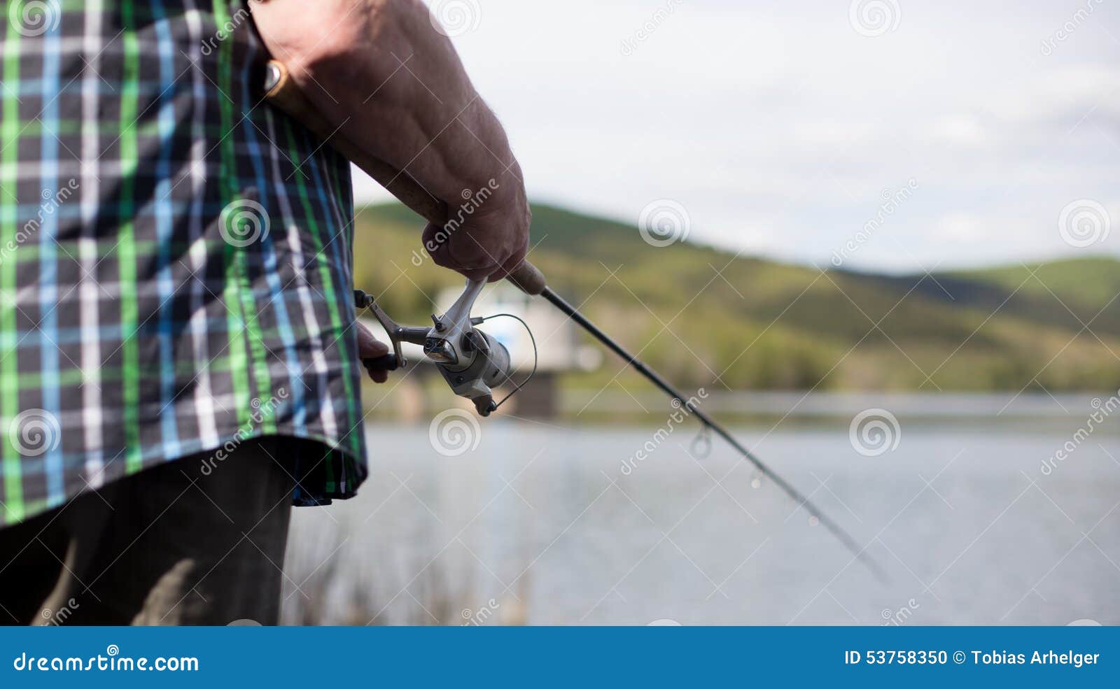 Fishing With A Stick Stock Photography | CartoonDealer.com #1540430
