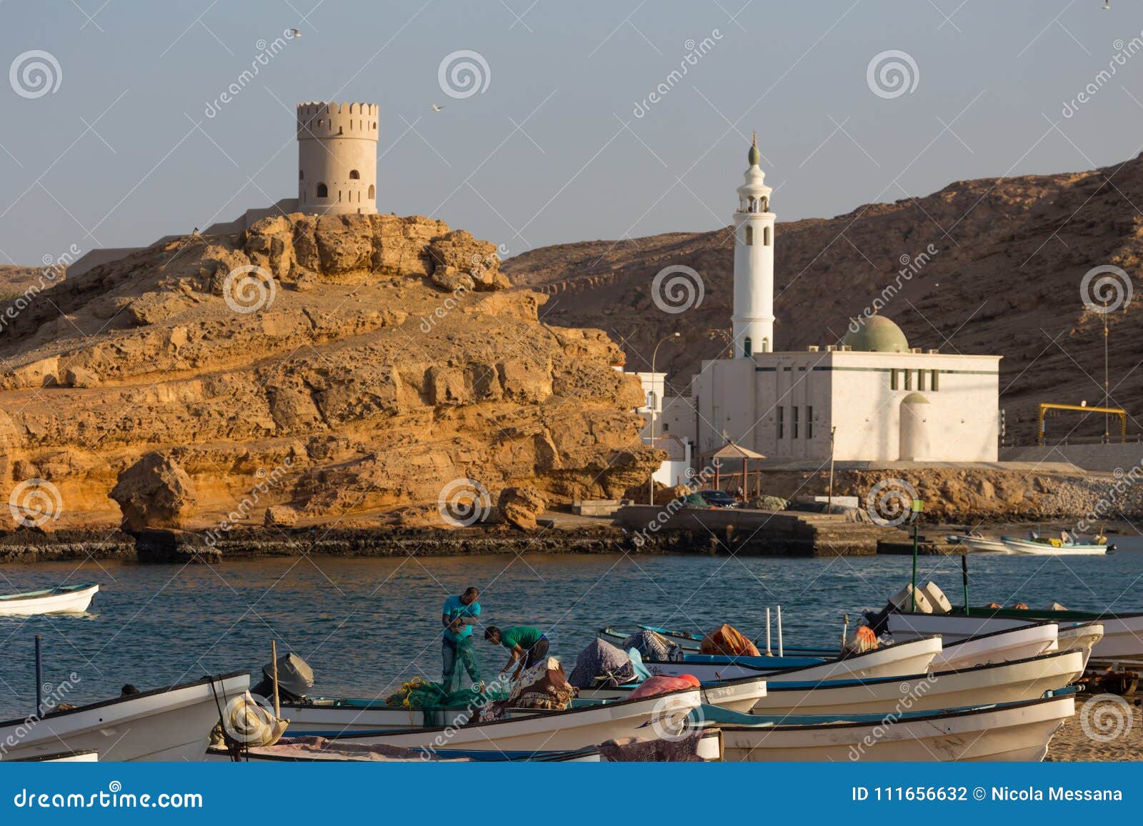 Fishermen at the Port of Sur, in Oman Editorial Photography - Image of ...