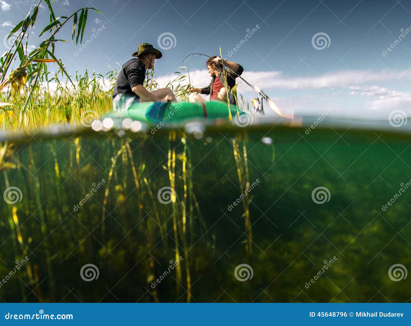 Fishermen stock photo. Image of catch, river, hobby, cane - 45648796