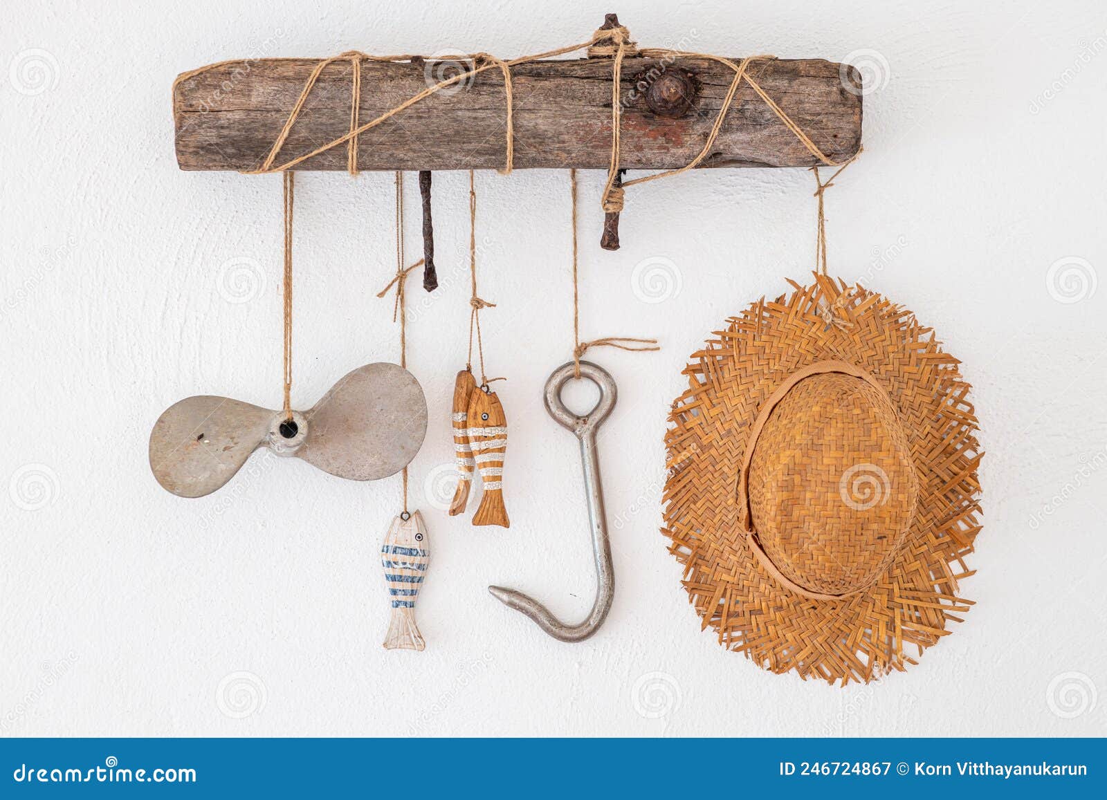 Fishermen Tools Sailor Equipments Style Home Decoration Hanging Objects ...