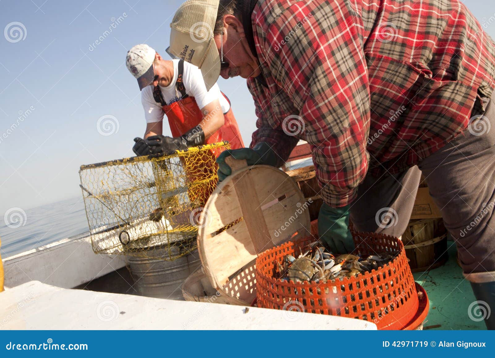 Fishermen at Work, Chesapeake Editorial Stock Image - Image of tangier ...