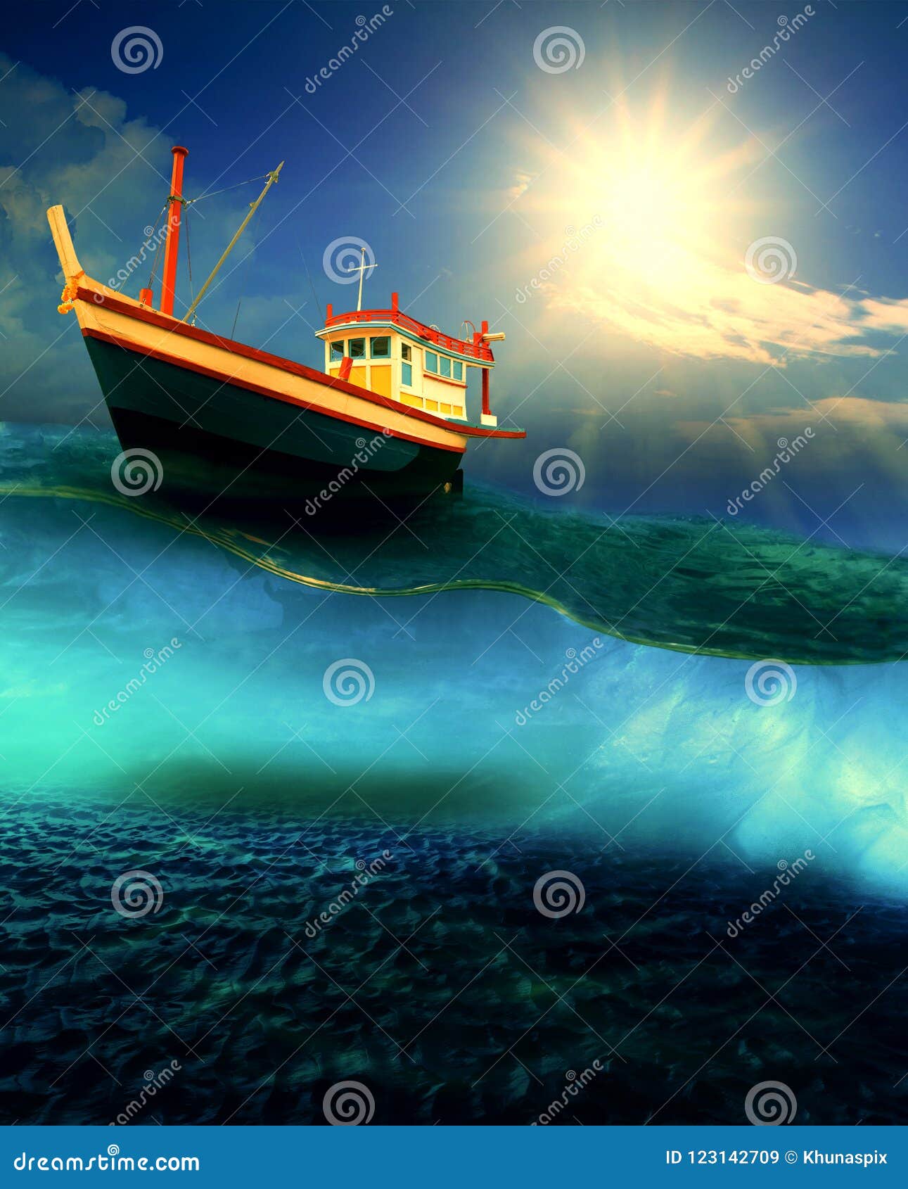 Dramatic Ocean Rescue A Lifeboats Heroic Effort In A Stormy Sea ...