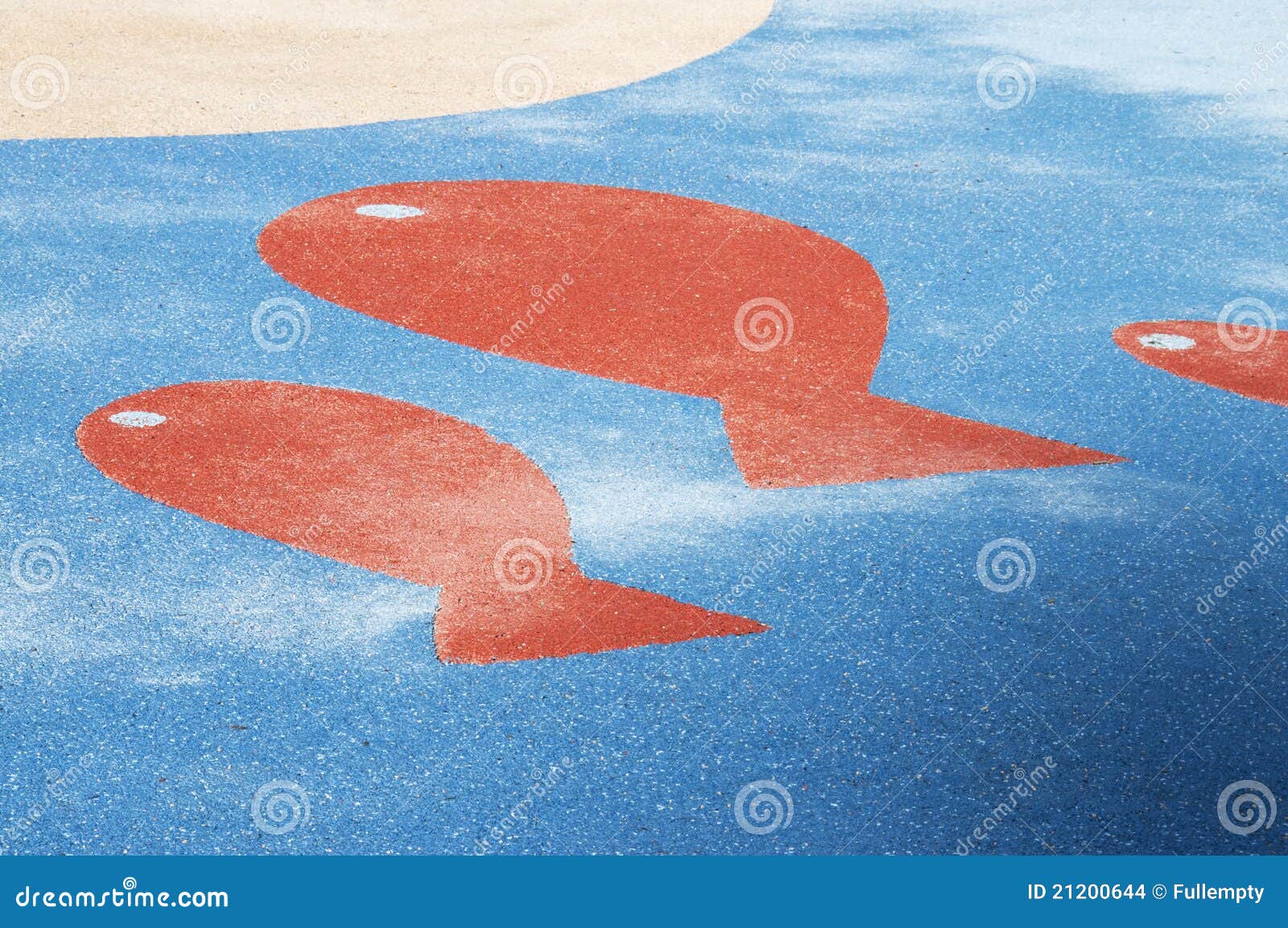 Fishes on a playground stock photo. Image of texture - 21200644