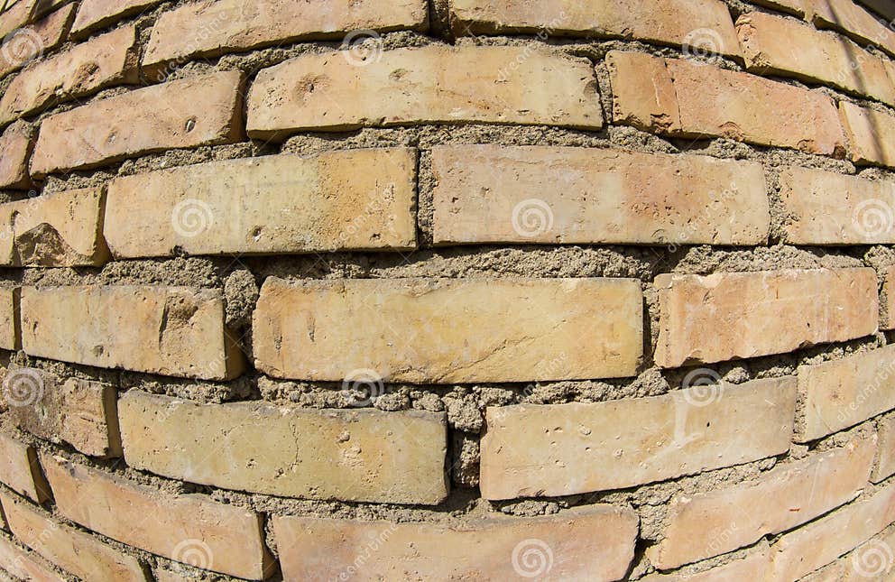 Fisheye brickwall stock photo. Image of pieces, background - 24293488