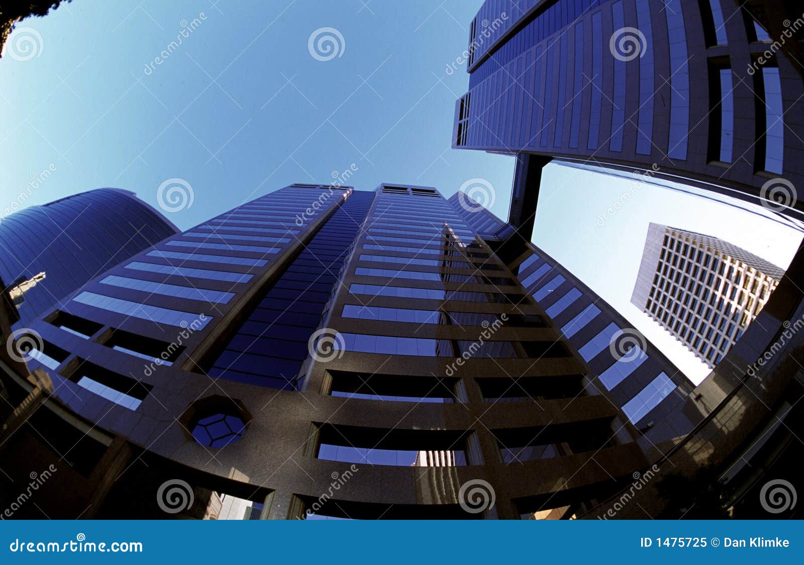 Fisheye Buildings Picture. Image: 1475725