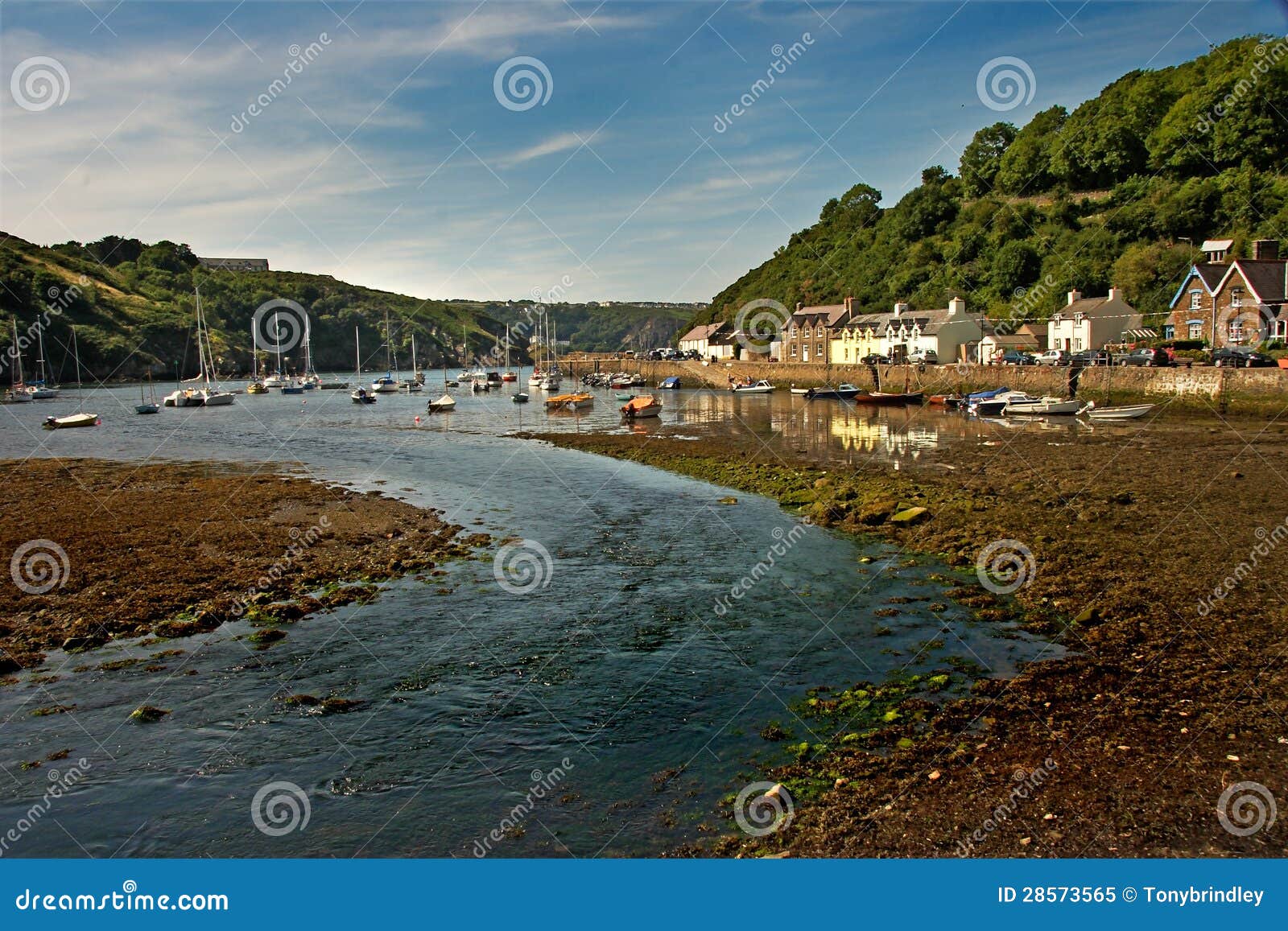 Fishguard Harbour stock image. Image of lower, pembrokeshire - 28573565