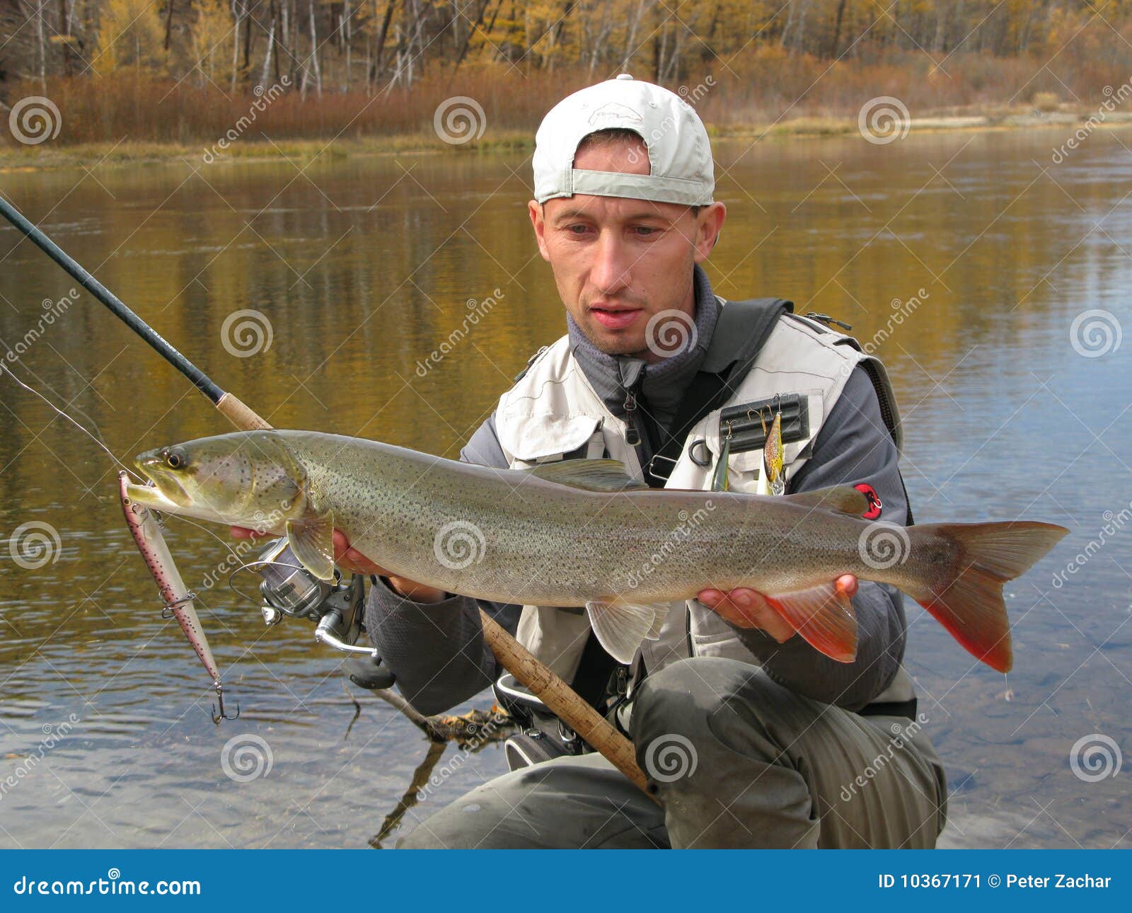 Fishing stock image. Image of hold, fresh, mongolia, food - 10367171