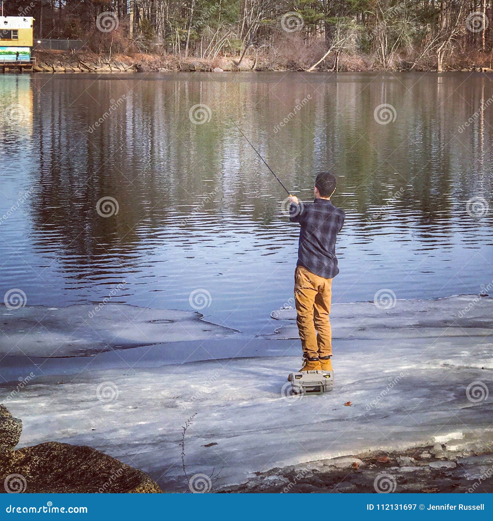 Spring Fishing stock image. Image of fisherman, catching - 112131697