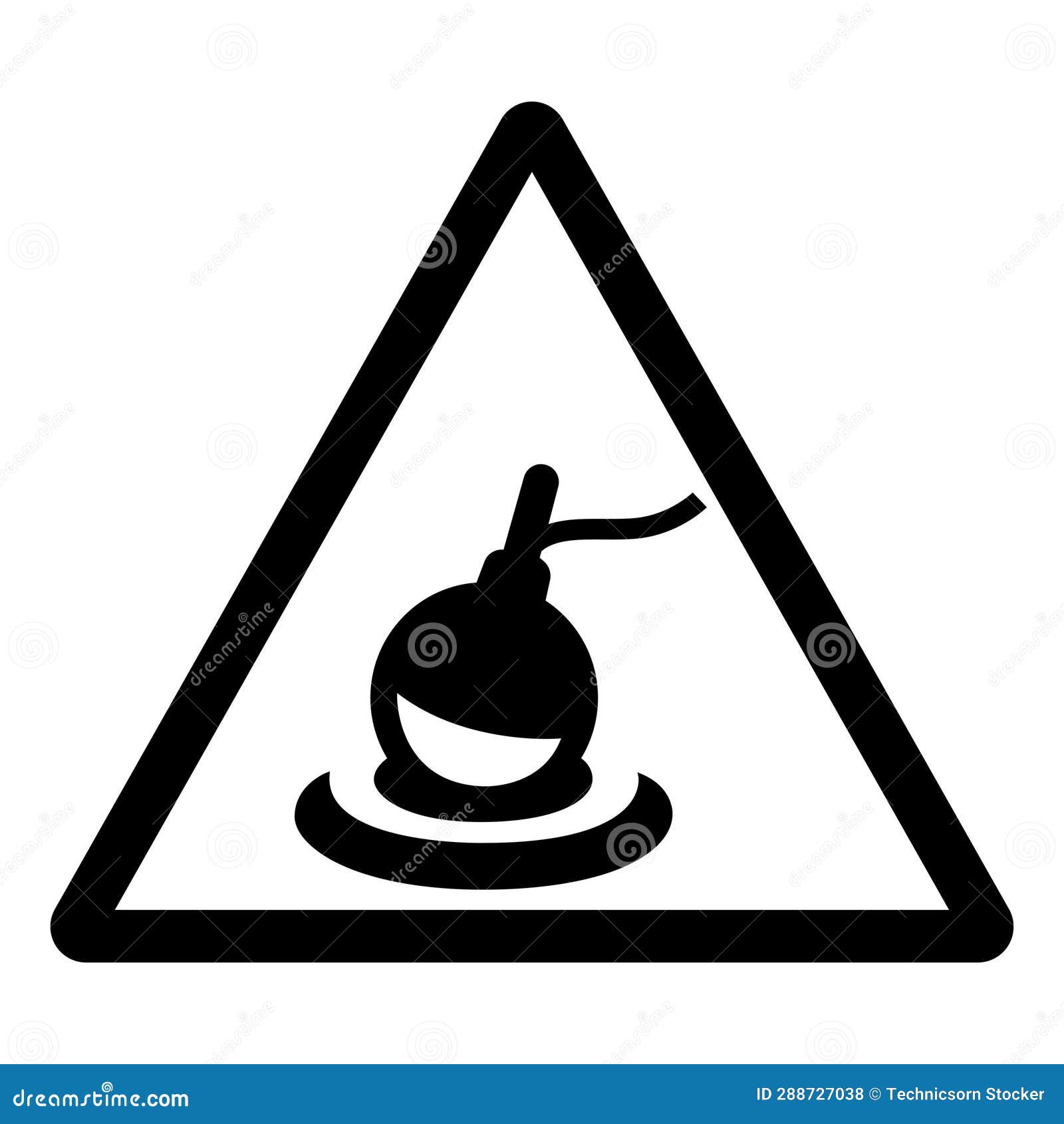 Fishing Area Symbol Sign, Vector Illustration, Isolate on White ...