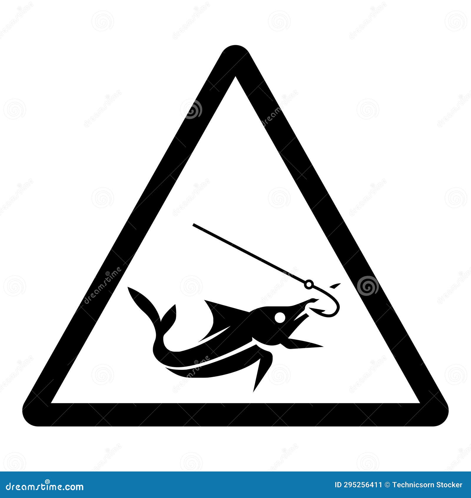 Fishing Area Symbol Sign ,Vector Illustration, Isolate on White ...