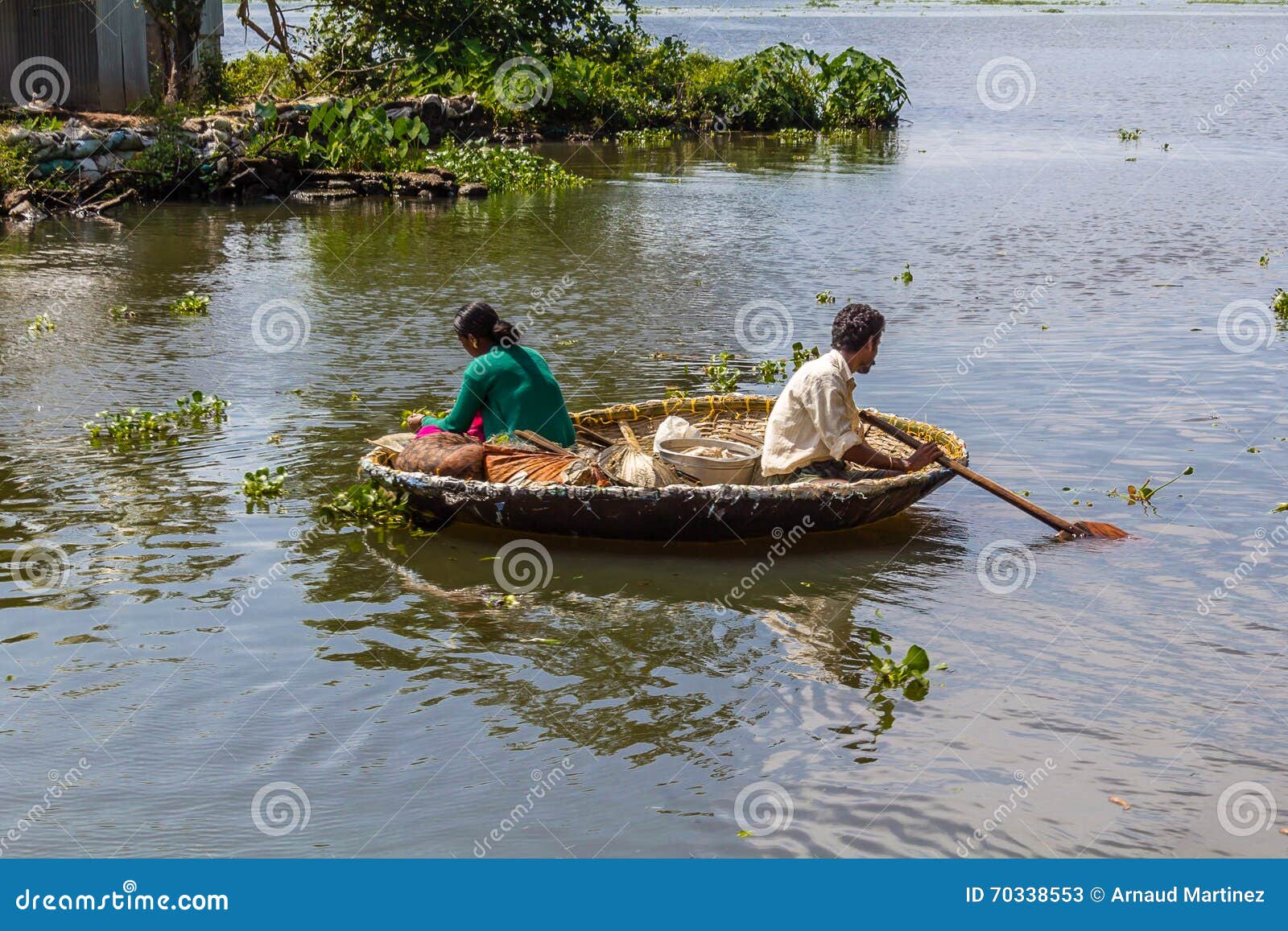 Fishing into the backwater editorial stock photo. Image of backwater ...