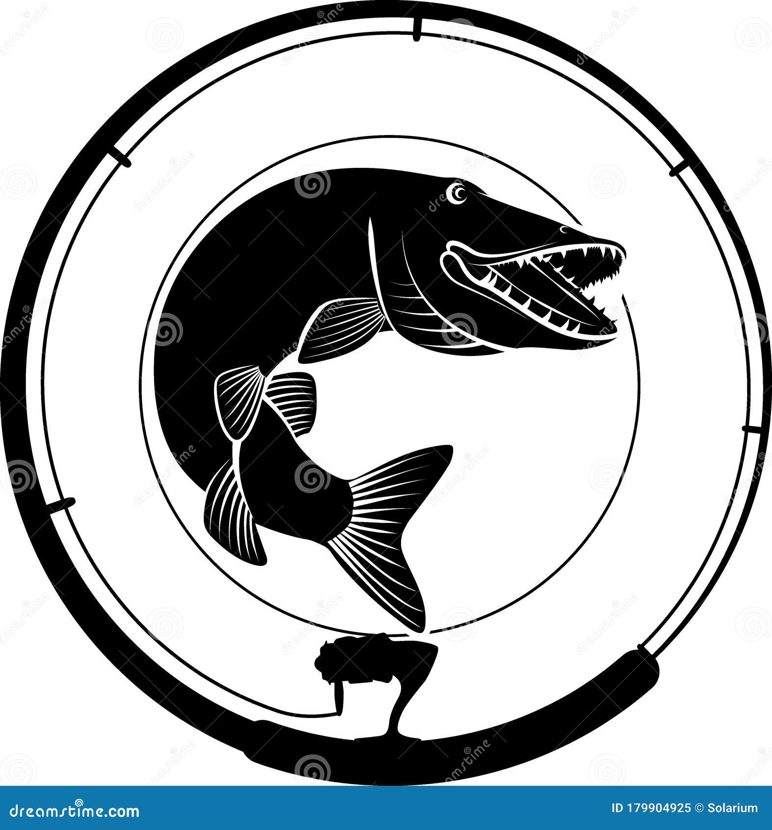 Muskellunge Muskie Musky Esox Masquinongy Or Lunge Jumping Up ...