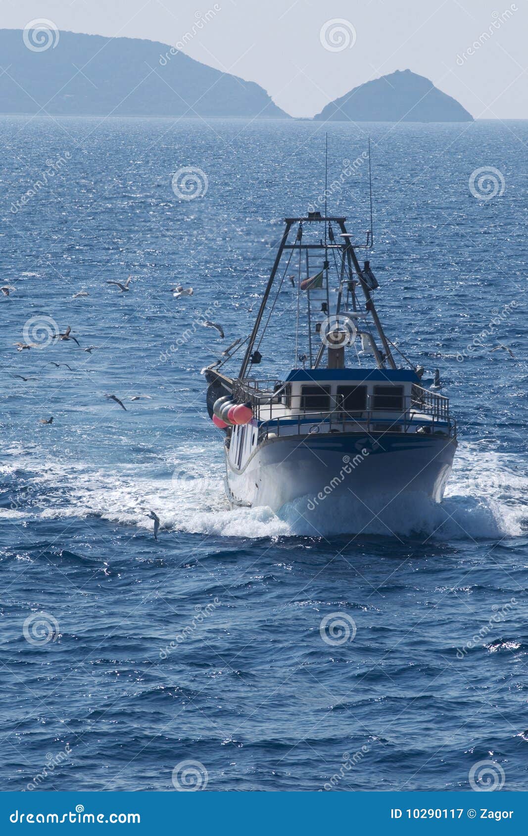 Fishing boat stock image. Image of ship, boat, foam, food - 10290117