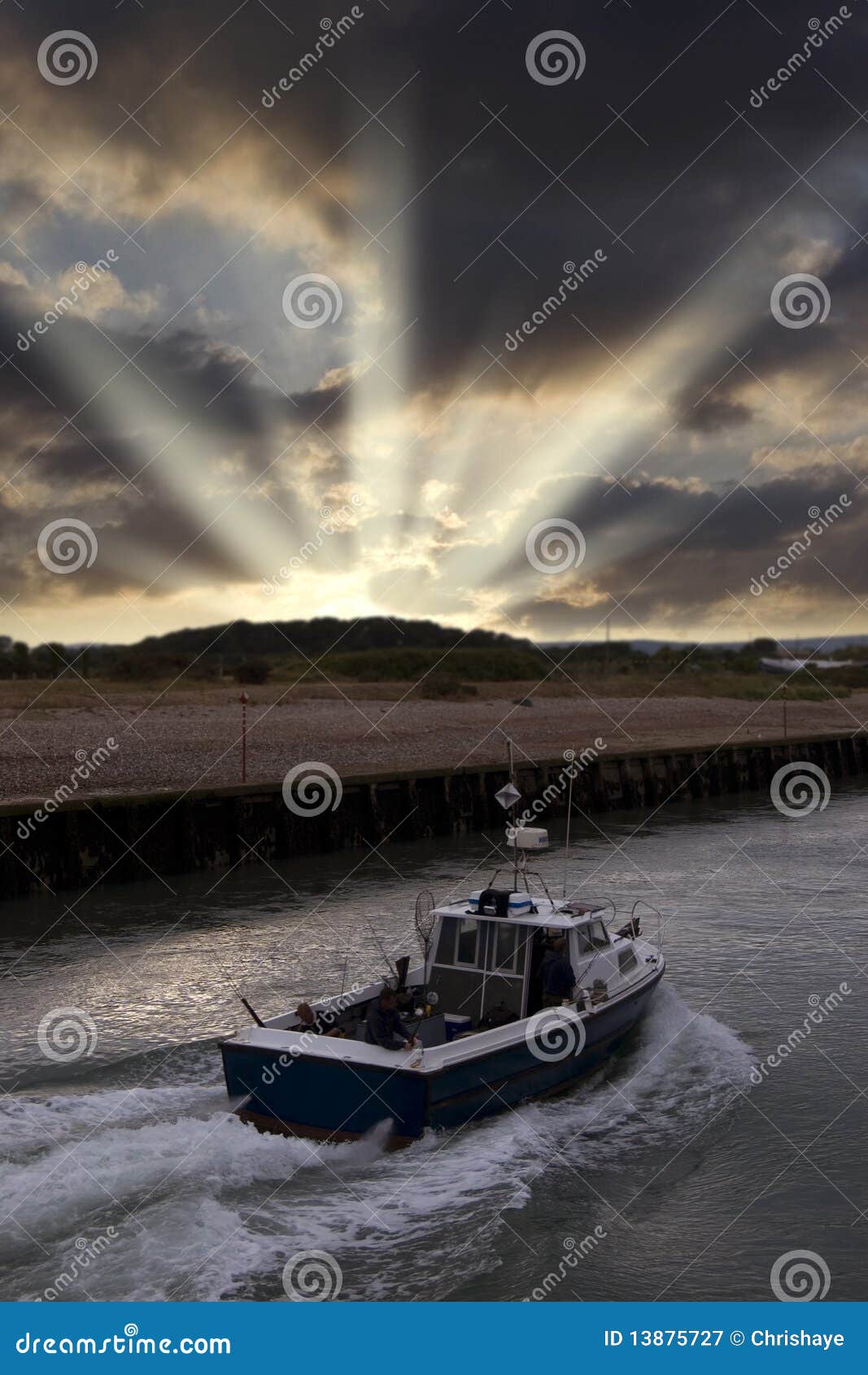 Fishing boat stock image. Image of idyllic, fishermen - 13875727