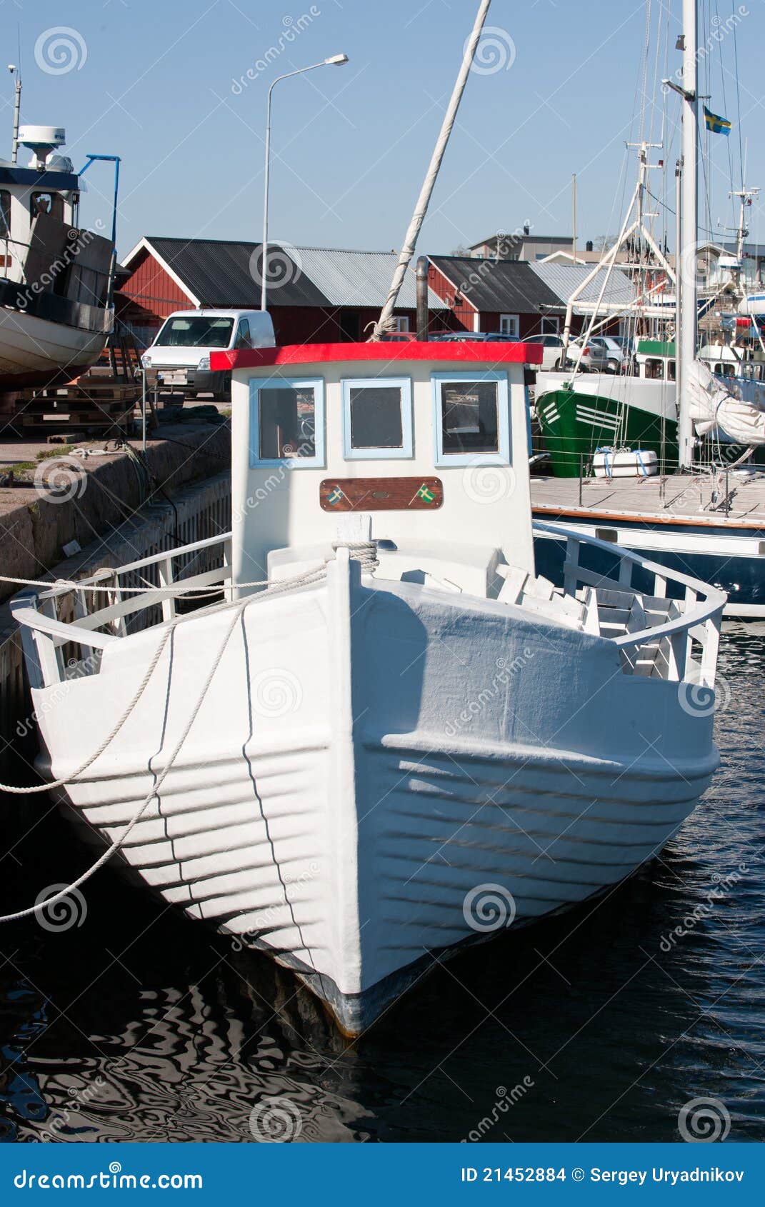 Fishing boat. stock photo. Image of fishing, sandvik - 21452884