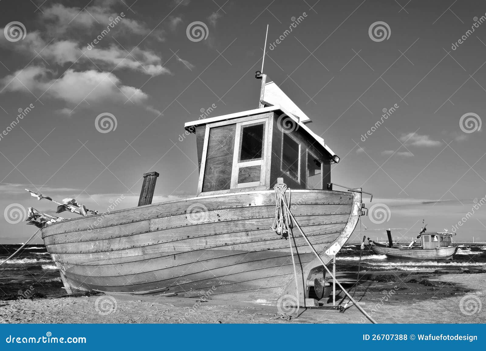 Fishing Boat stock photo. Image of boat, nature, anchor - 26707388