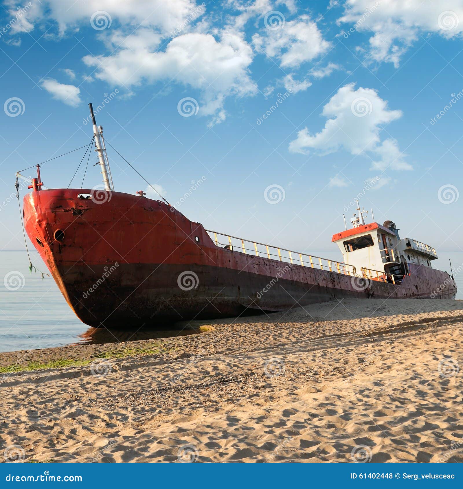 Fishing boat beached stock photo. Image of situation - 61402448