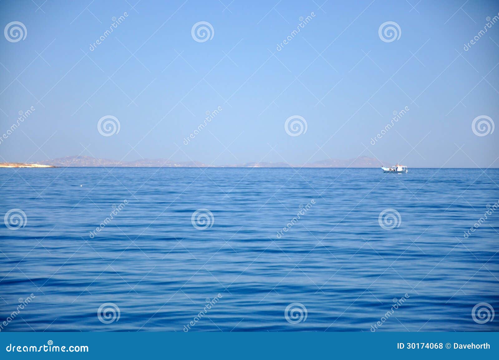 Dead calm stock photo. Image of horizon, greece, peaceful - 30174068