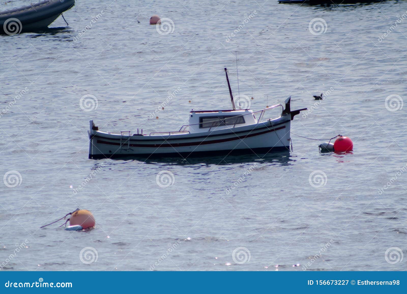 Fishing Boat in the Middle of the Sea Stock Image - Image of indian ...